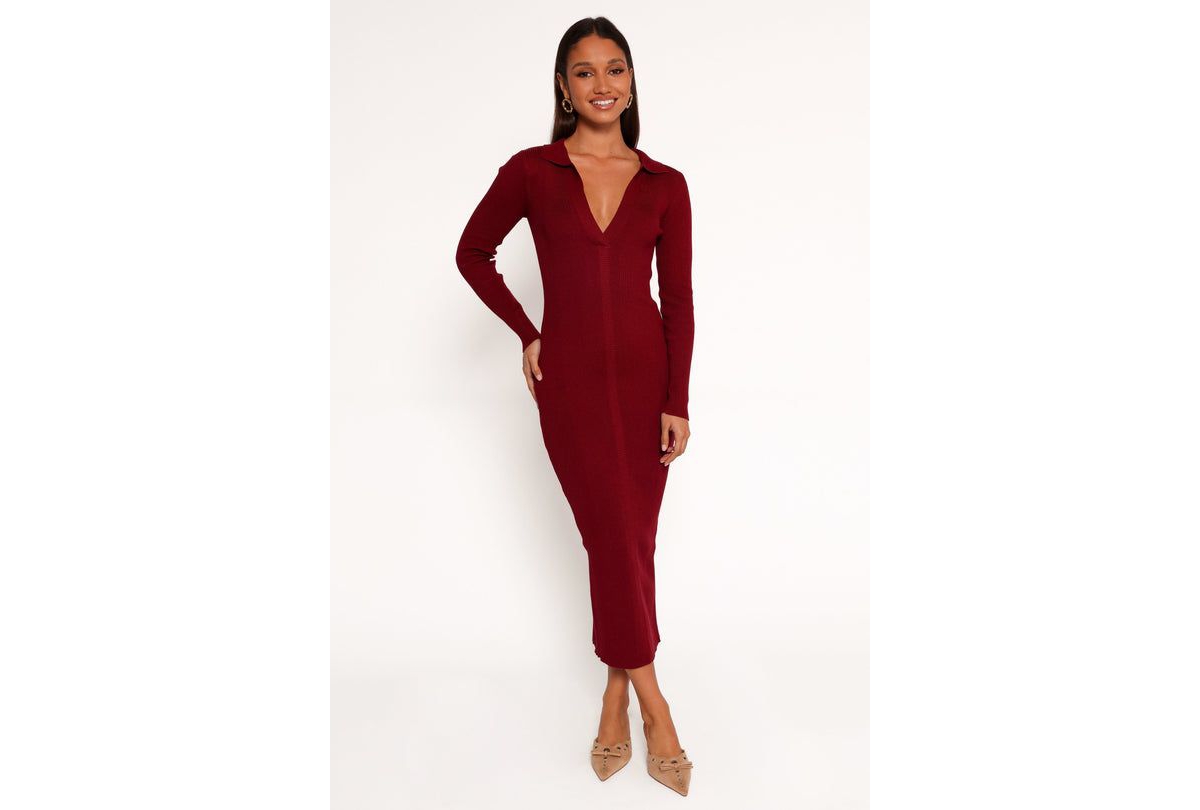 Click here for Petal and Pup Womens Collins Long Sleeve Midi Dres... prices
