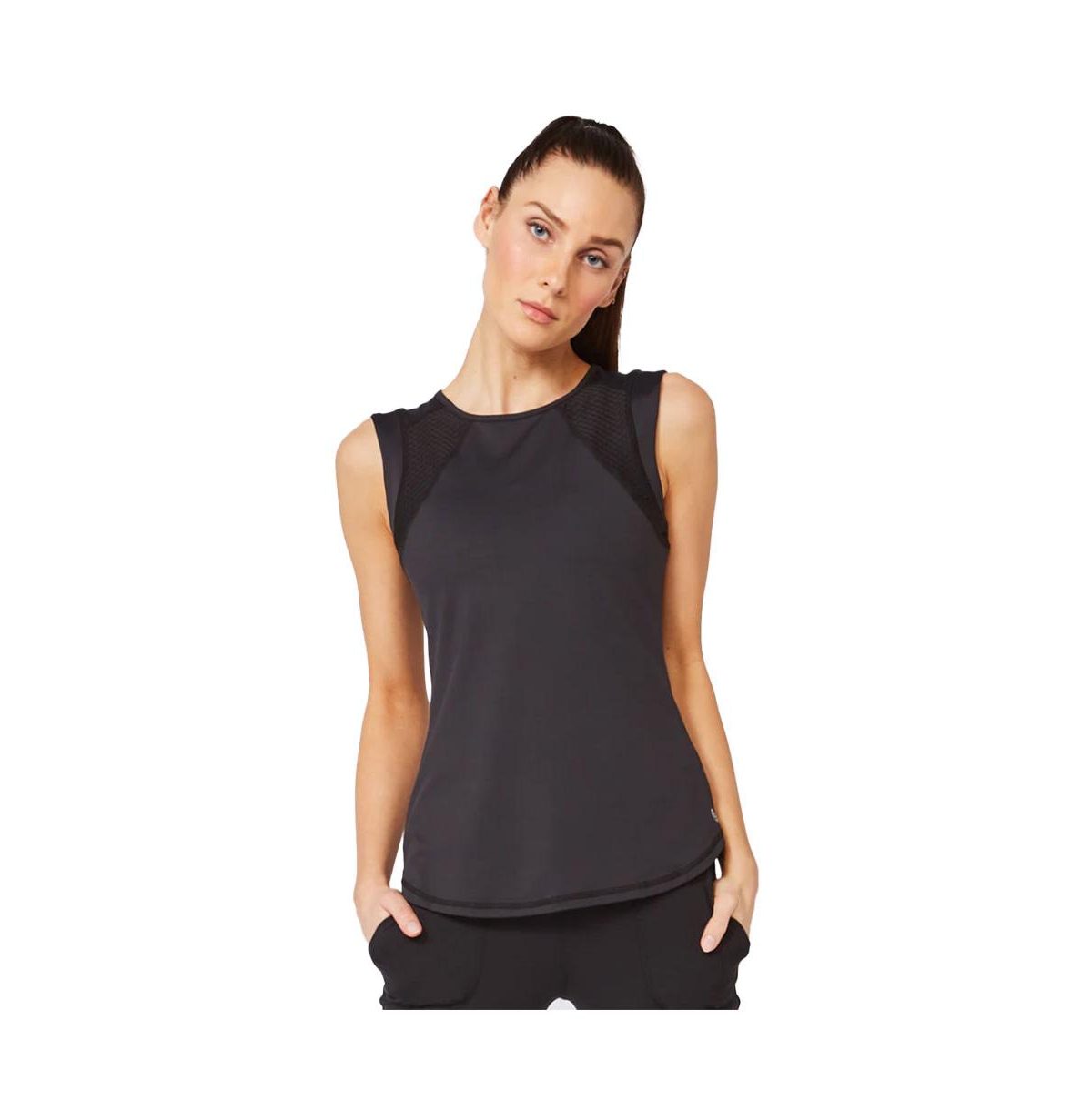 Click here for Lija Womens Power Tennis Tank - Black prices