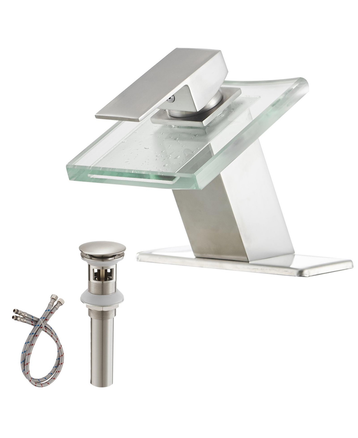 Click here for Greenspring Glass Spout Waterfall Single Hole Sing... prices