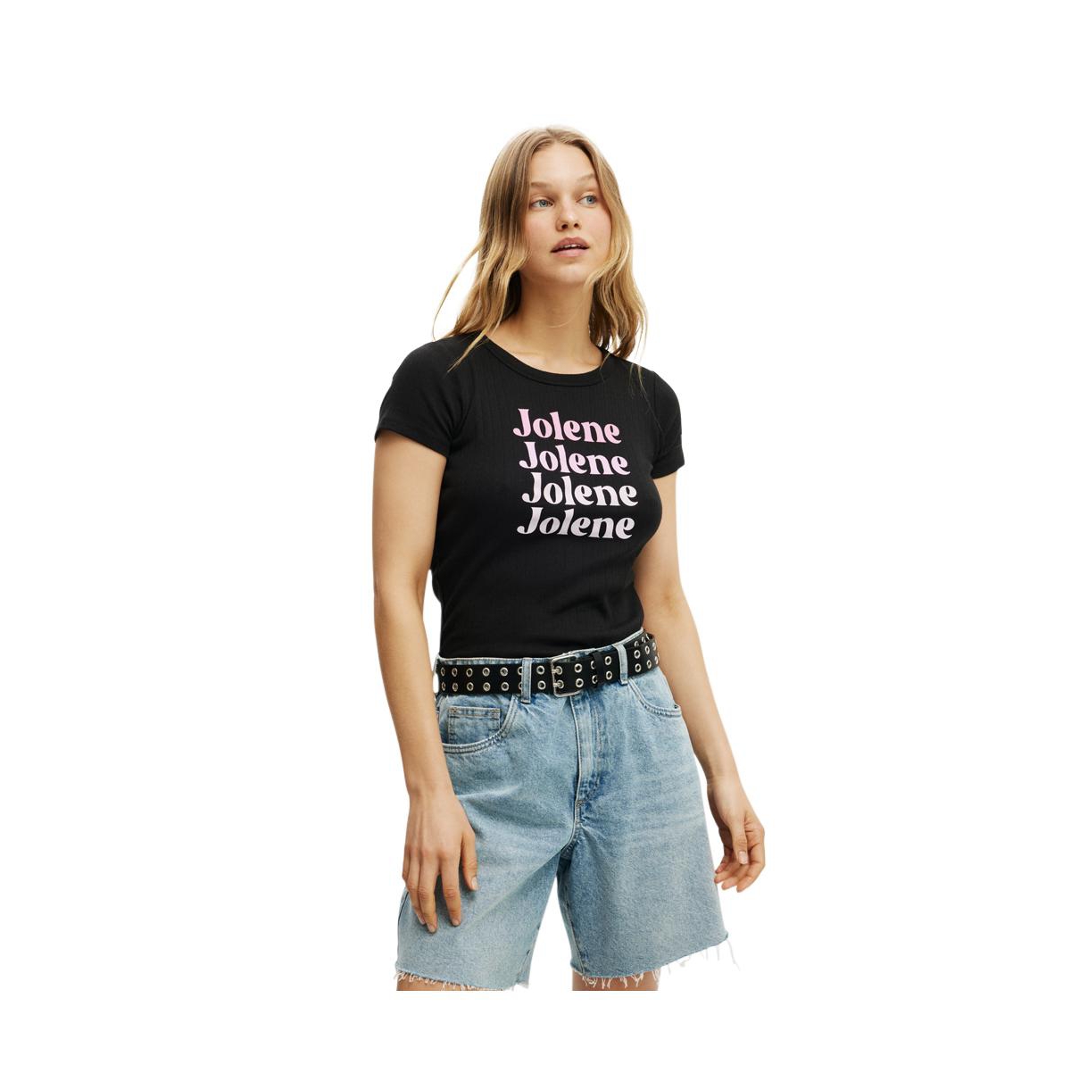 Click here for Cotton On Womens Fitted Graphic Pointelle Lcn Long... prices