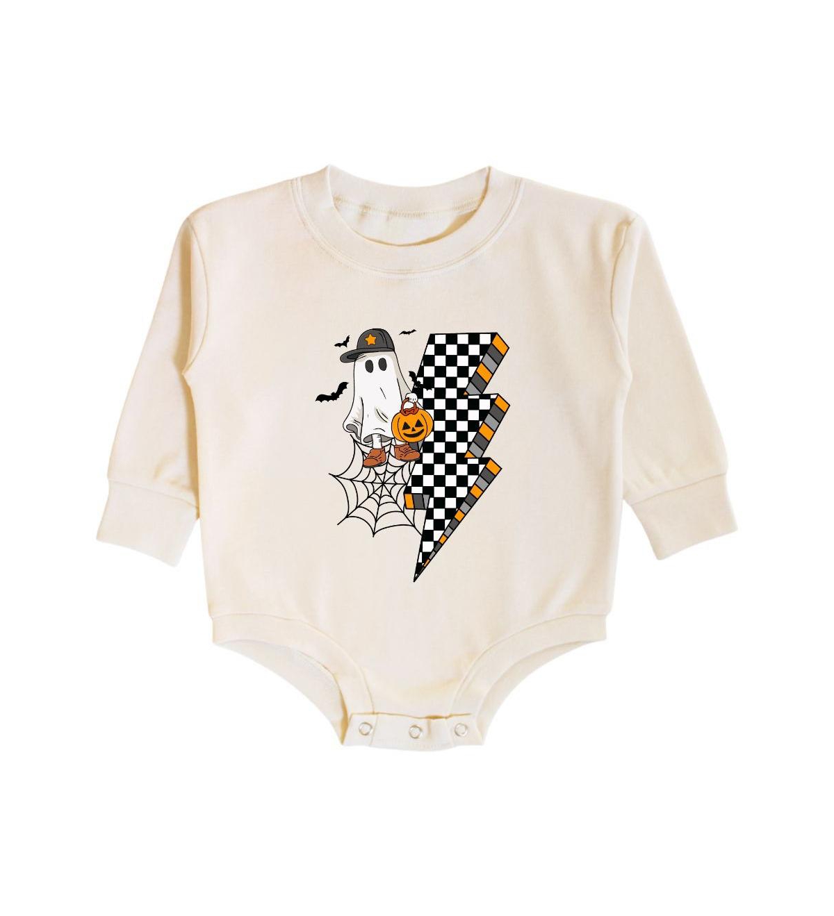 Click here for Sweet Wink Baby Boy Checker Ghost Halloween Long S... prices
