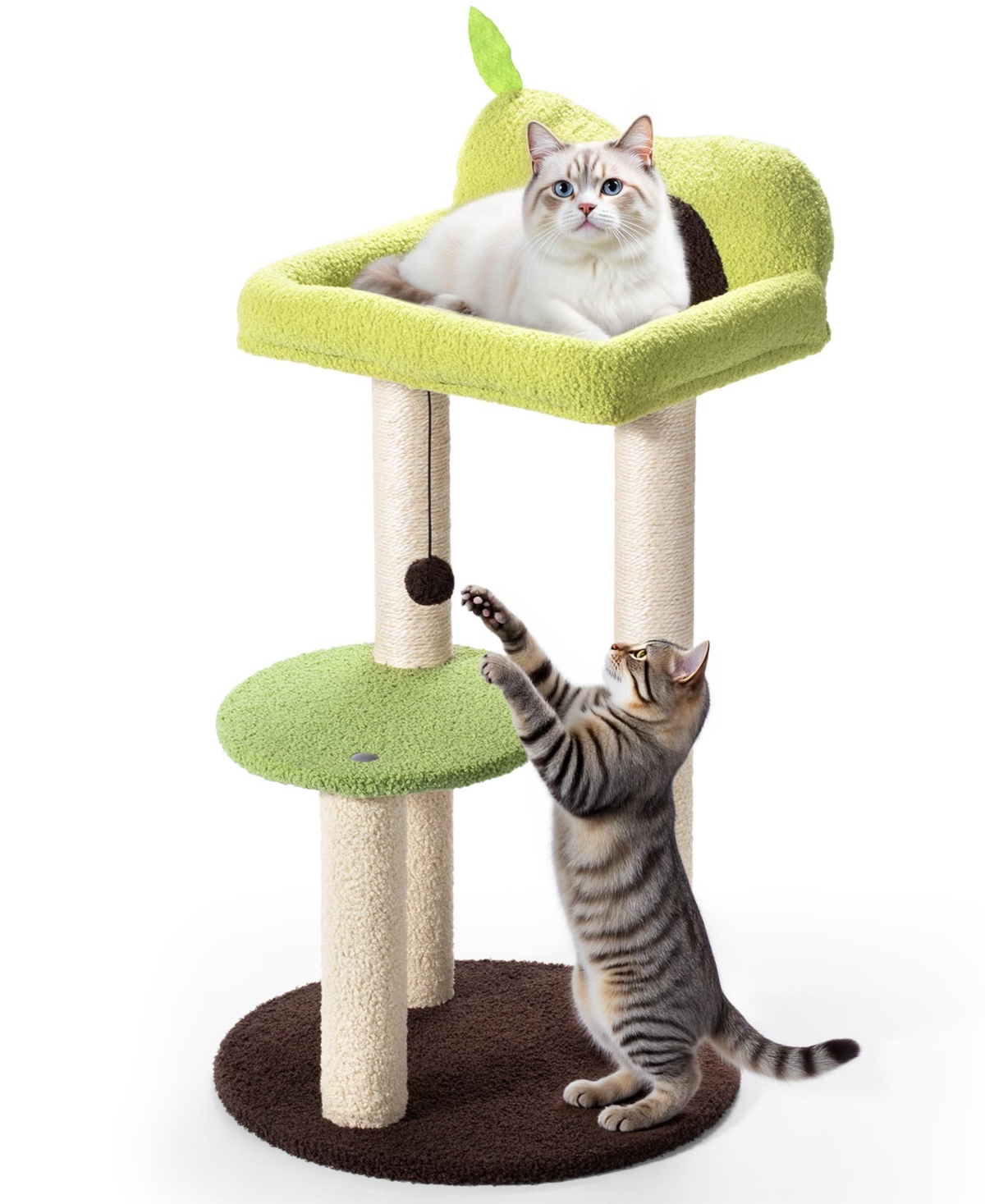 Click here for 33-Inch 3-Tier Cat Tree – Stable  Scratch-F... prices