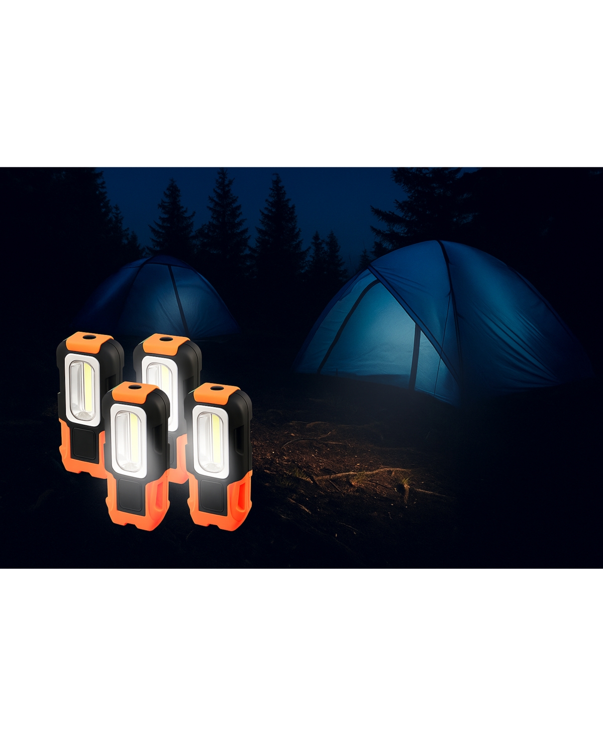 Click here for Seamless Outdoors 4 Pack Work Light - Black prices