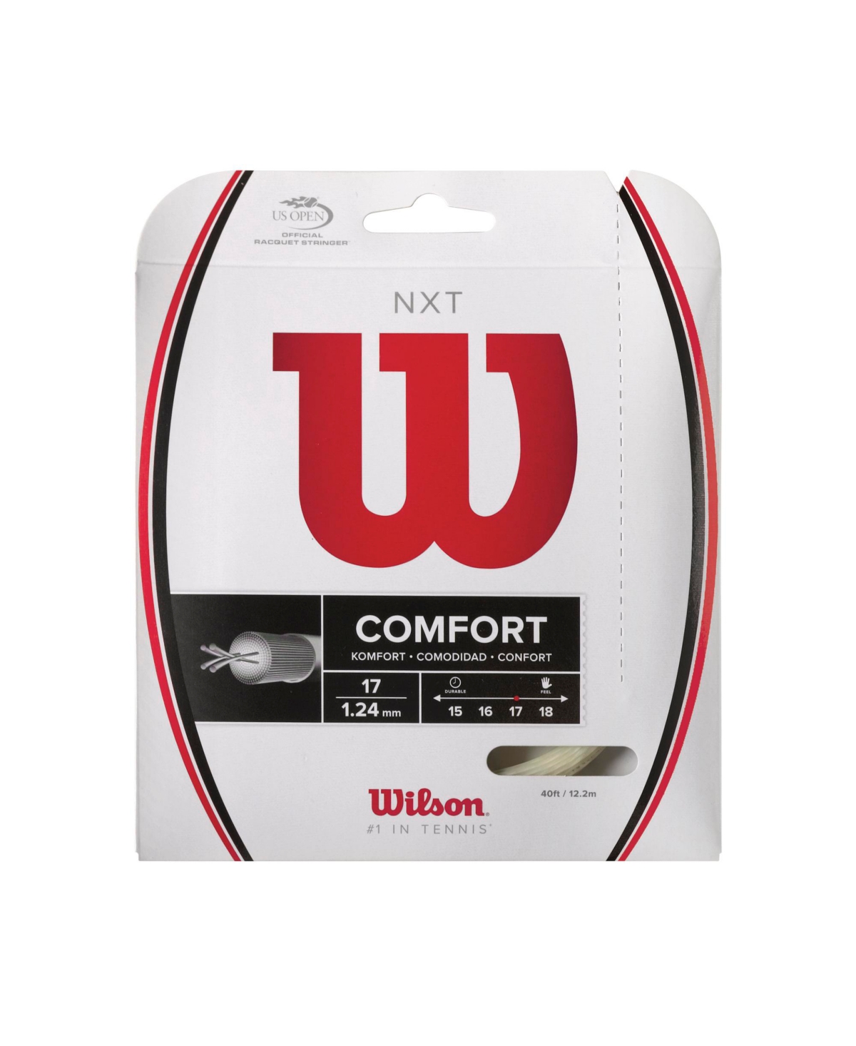Click here for Wilson Nxt 17g Natural Tennis String prices