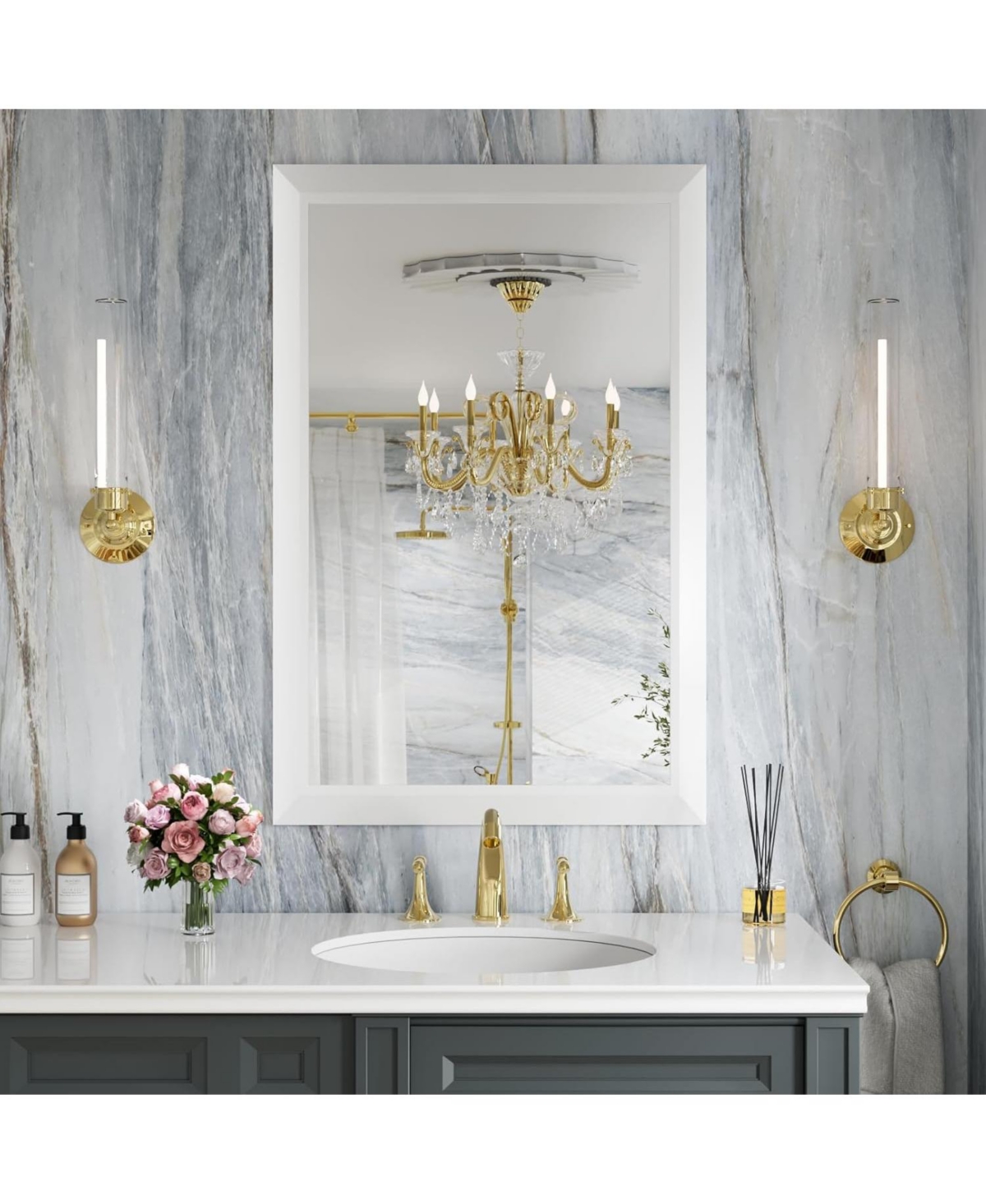 Click here for Amorho Bathroom Mirror  36" x 24" Inch T... prices