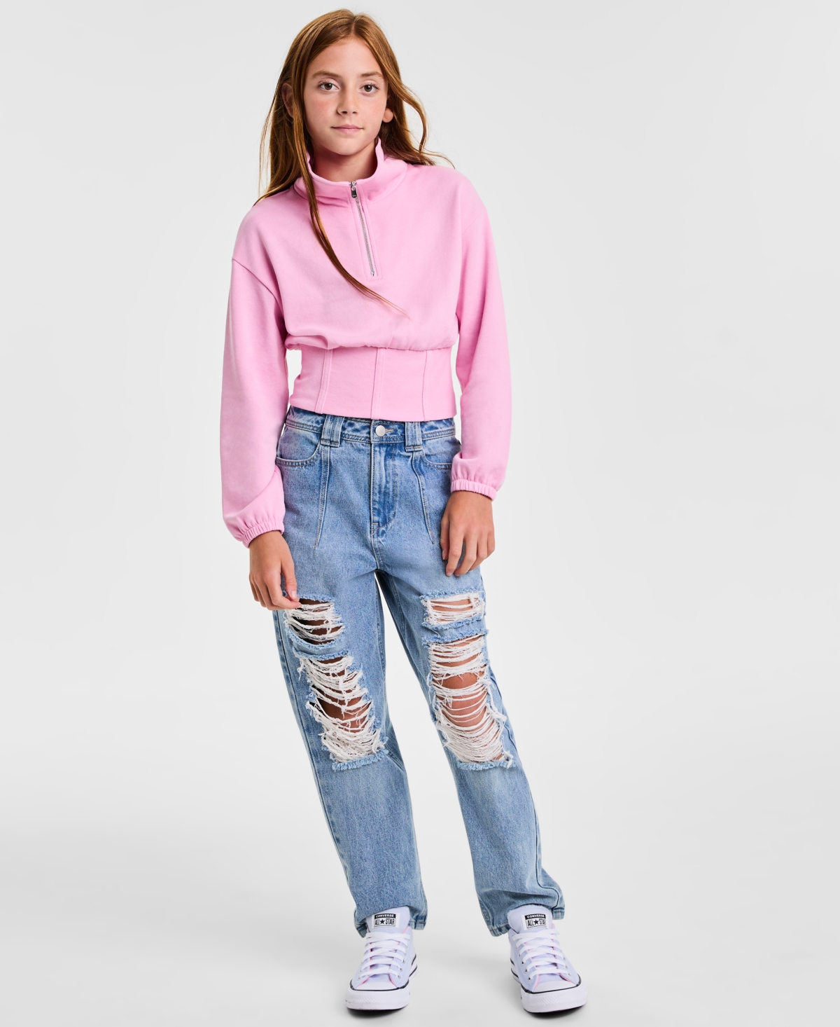 Click here for H by Habitual Big Girls Tapered Distressed Jeans -... prices