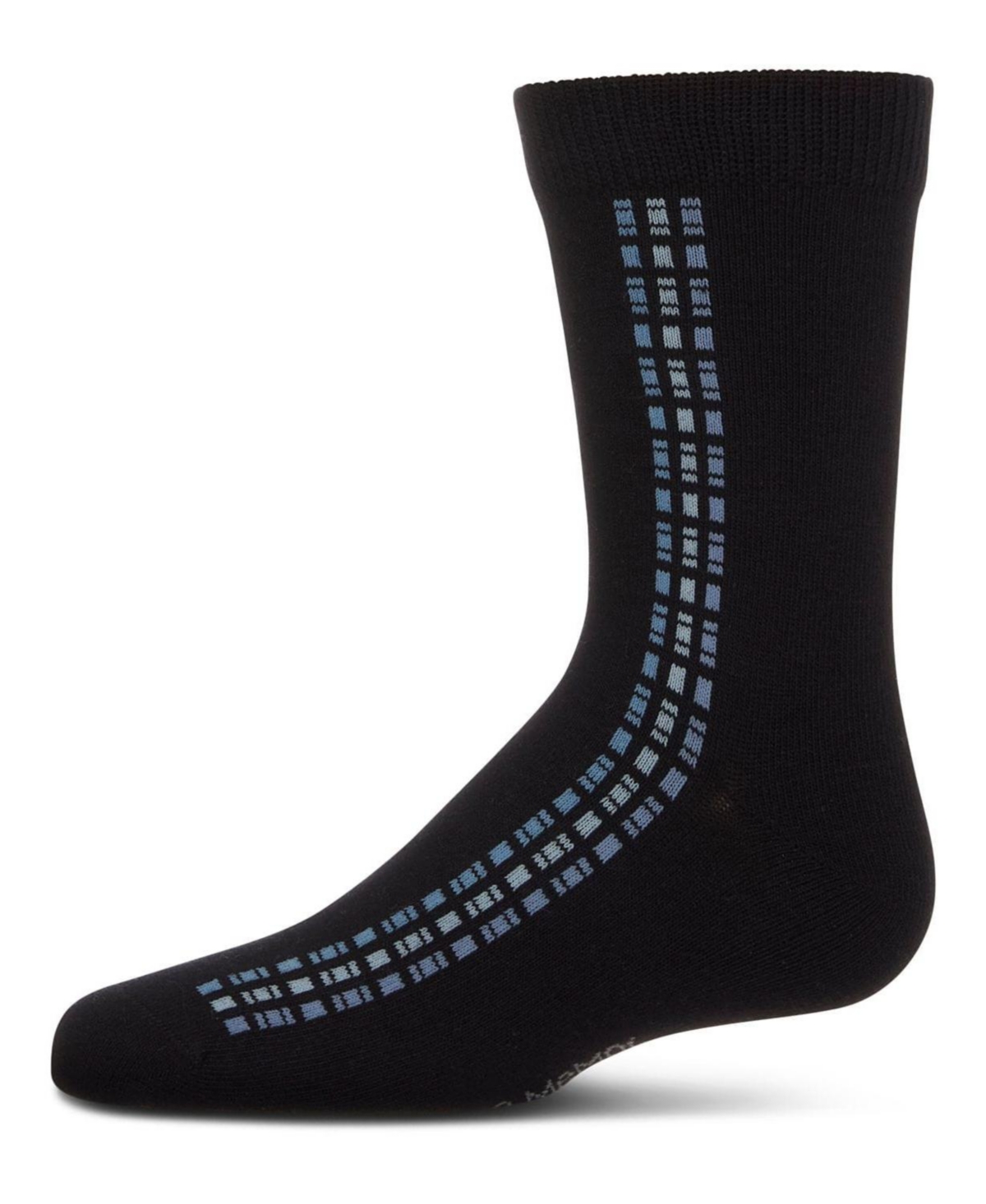 Click here for MeMoi Boys Vertical Dashed Line Crew Socks - Navy prices