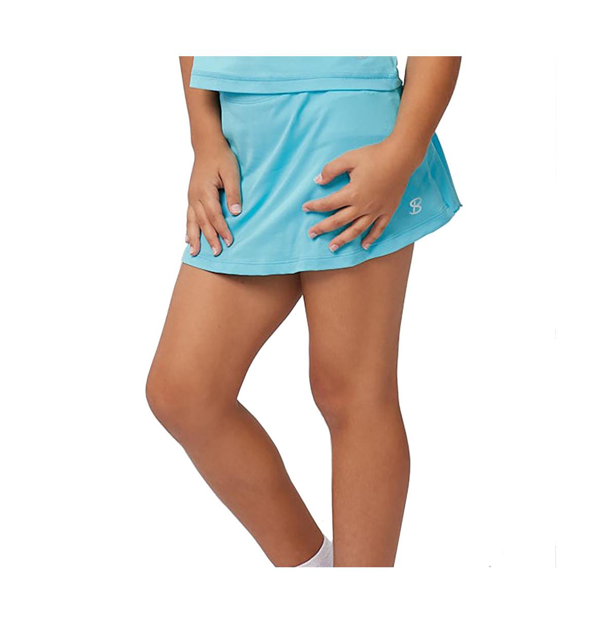 Click here for Sofibella Uv Girls Tennis Skirt - Neon Check / L -... prices