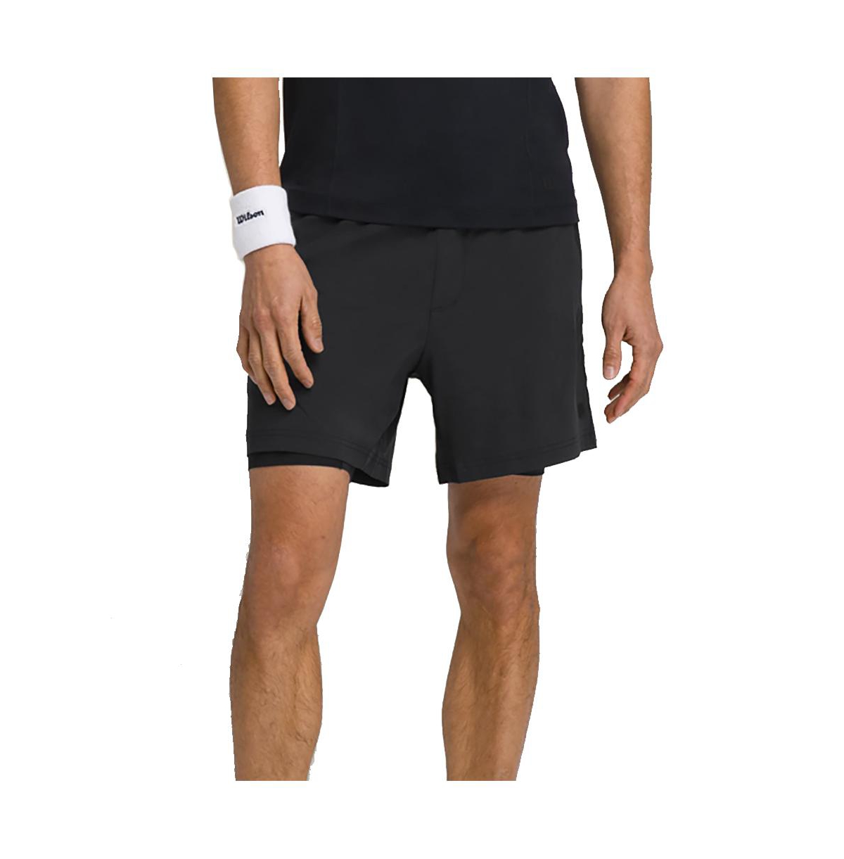 Click here for Wilson Mens Doubleday 7 Inch tennis Shorts - Black prices
