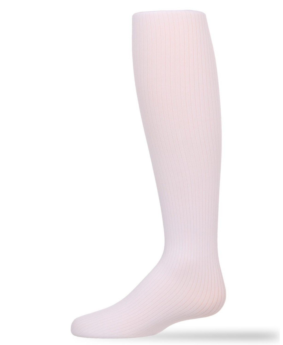 Click here for MeMoi Girls Opaque Fine Ribbed Nylon Tights - Whit... prices