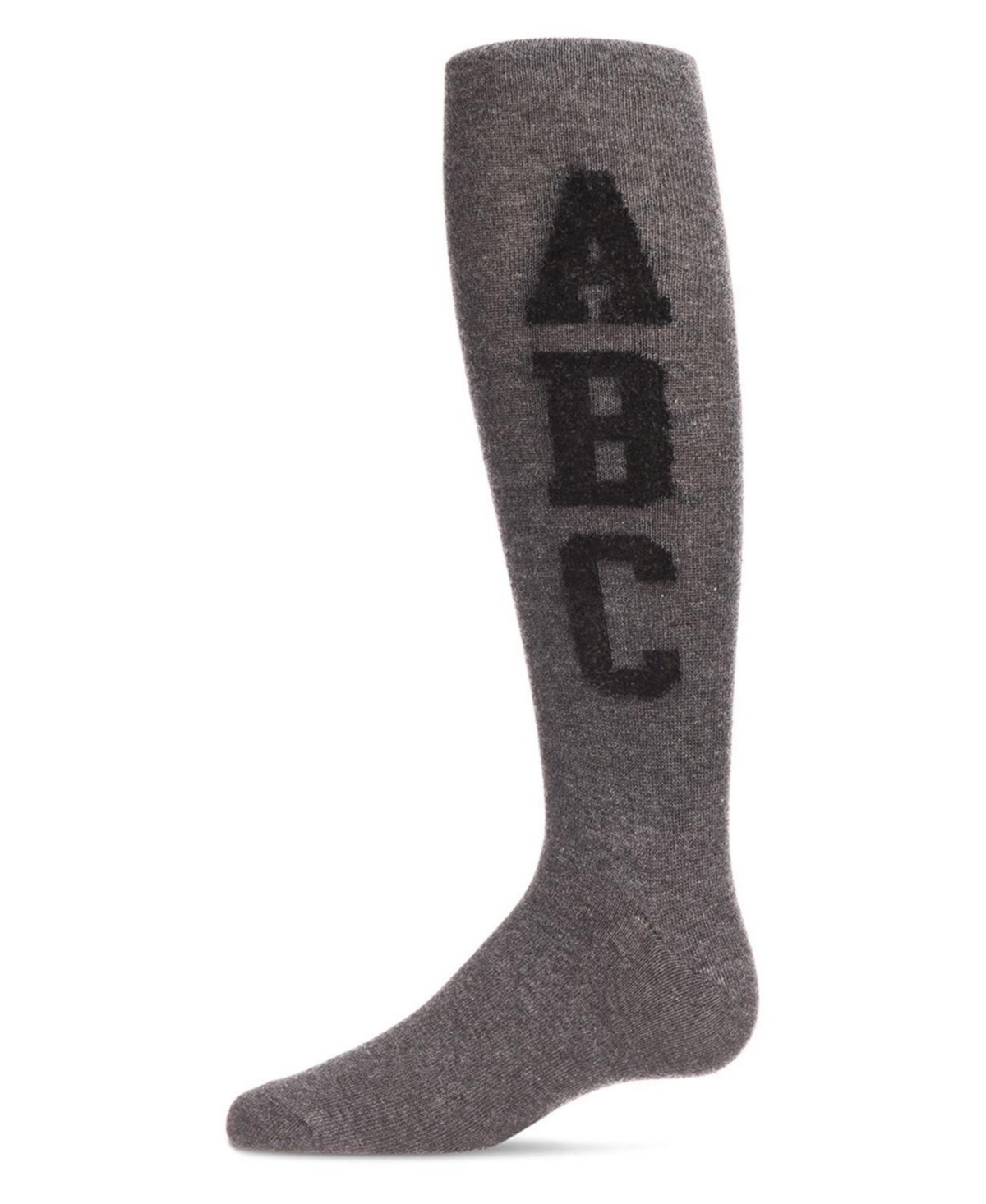 Click here for Memoi Girls Cozy Chenille Abc Cotton Tights - Dark... prices