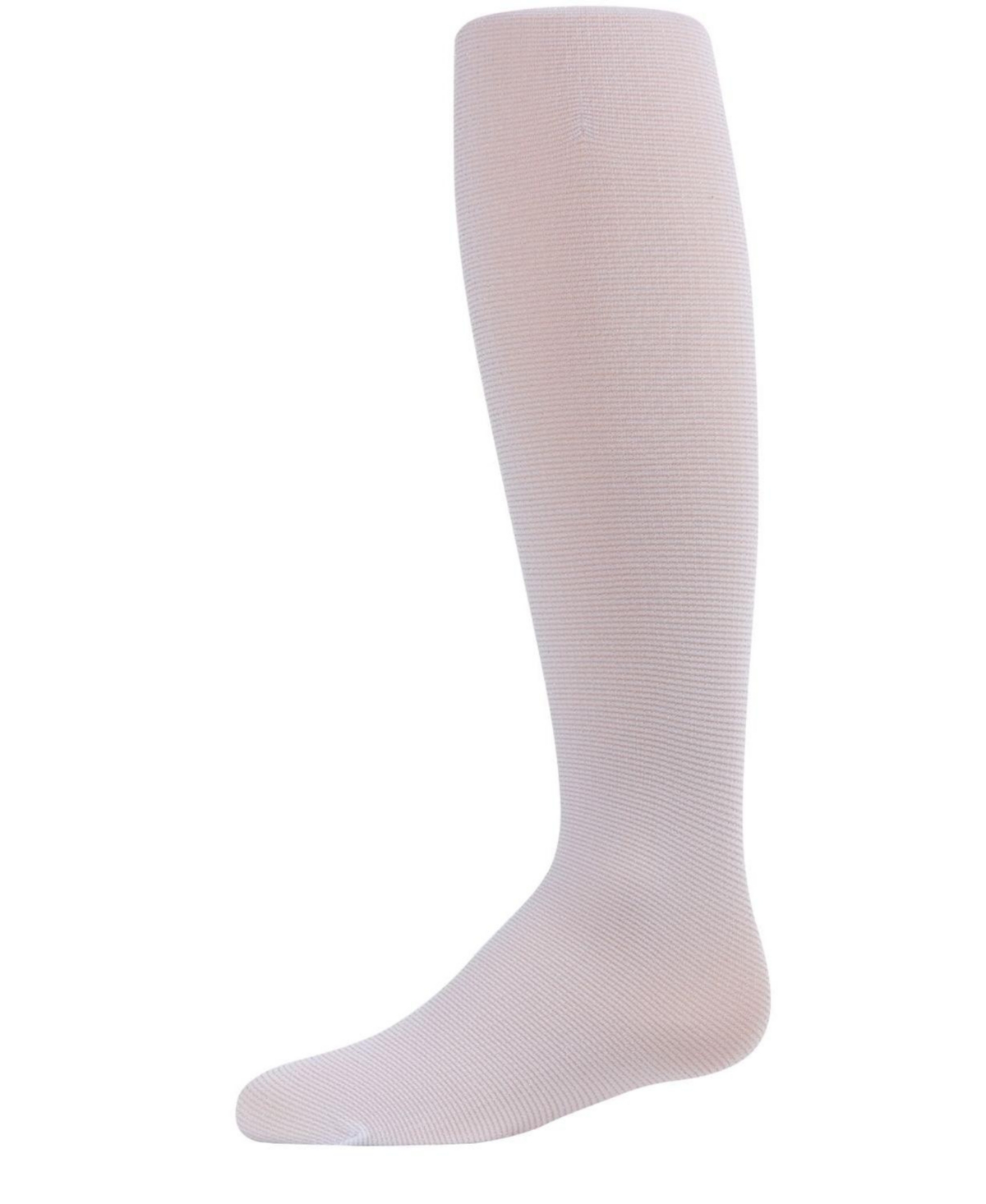 Click here for Memoi Girls Shimmering Sheer Nylon Tights - White prices