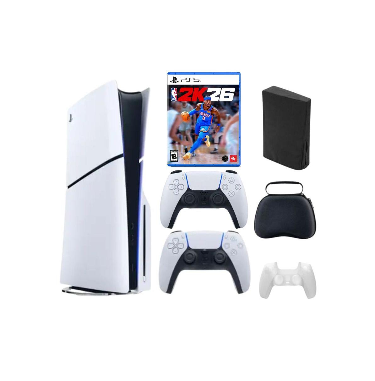 Click here for Sony - PlayStation 5 Slim Disc Bundle with Nba 2K2... prices