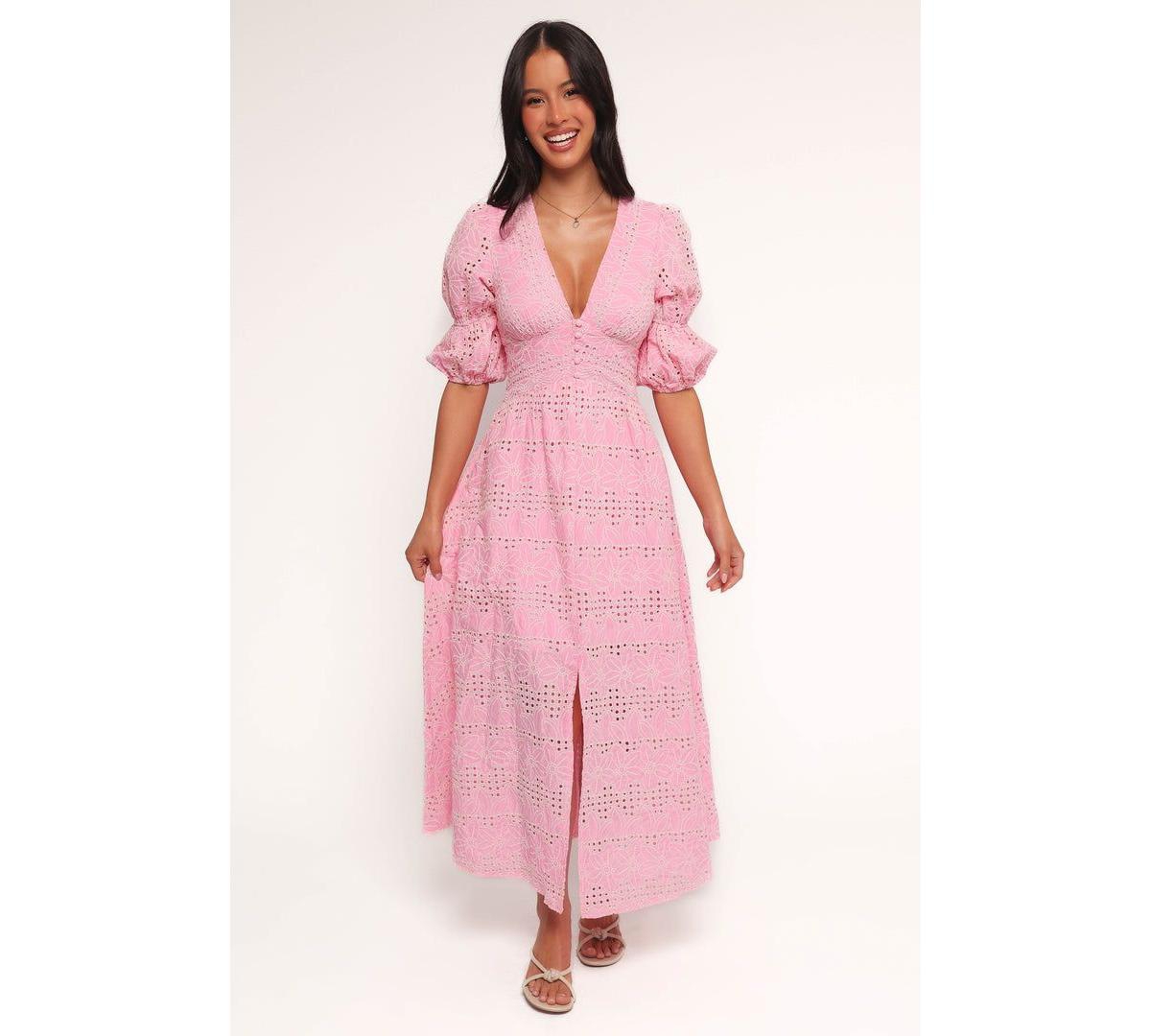 Petal and Pup Womens Tani Midi Dress - Pink - Pink