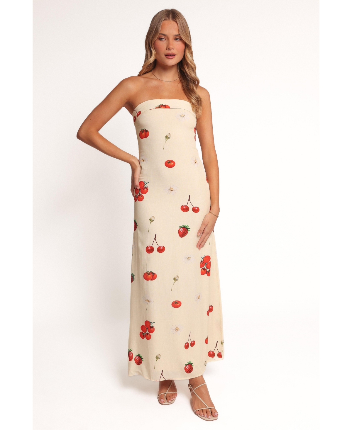 Click here for Petal and Pup Womens Adela Maxi Dress - Tomato Pri... prices
