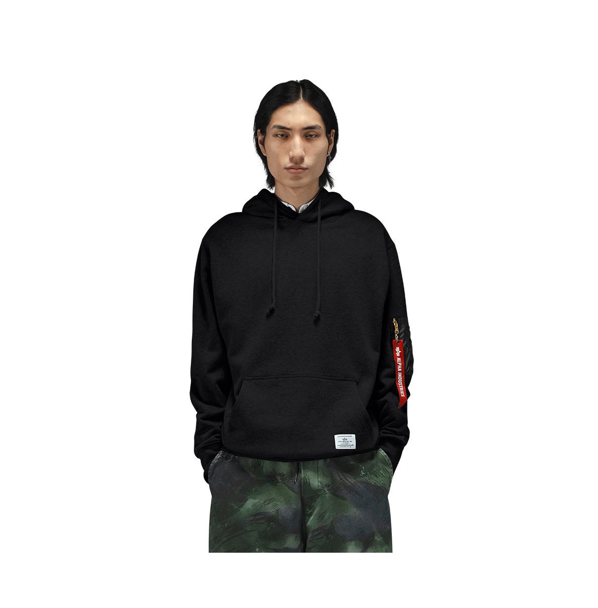 Click here for Alpha Industries Mens Essential Hoodie - Black prices