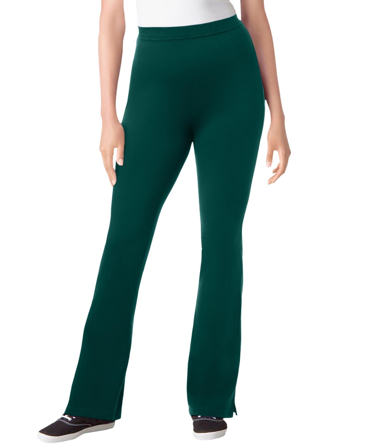Click here for Woman Within Womens Within Tall Stretch-Cotton Kni... prices