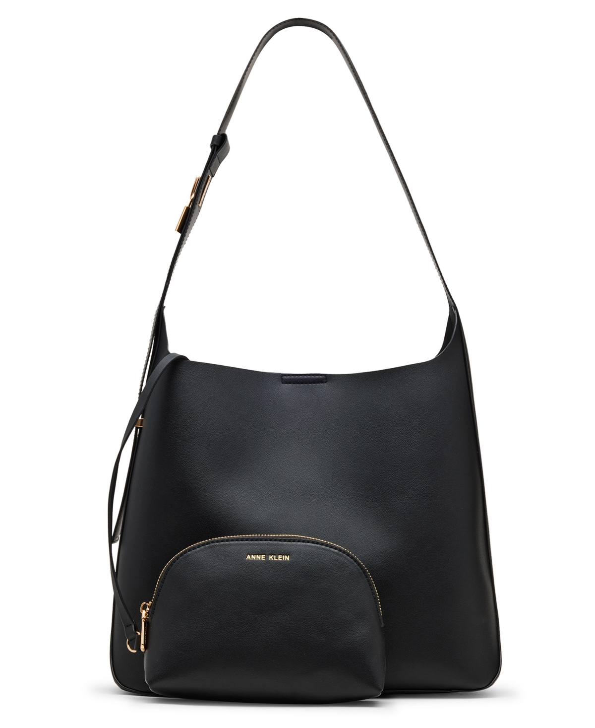 Click here for Anne Klein Medium Hobo Tote Bag - Black prices