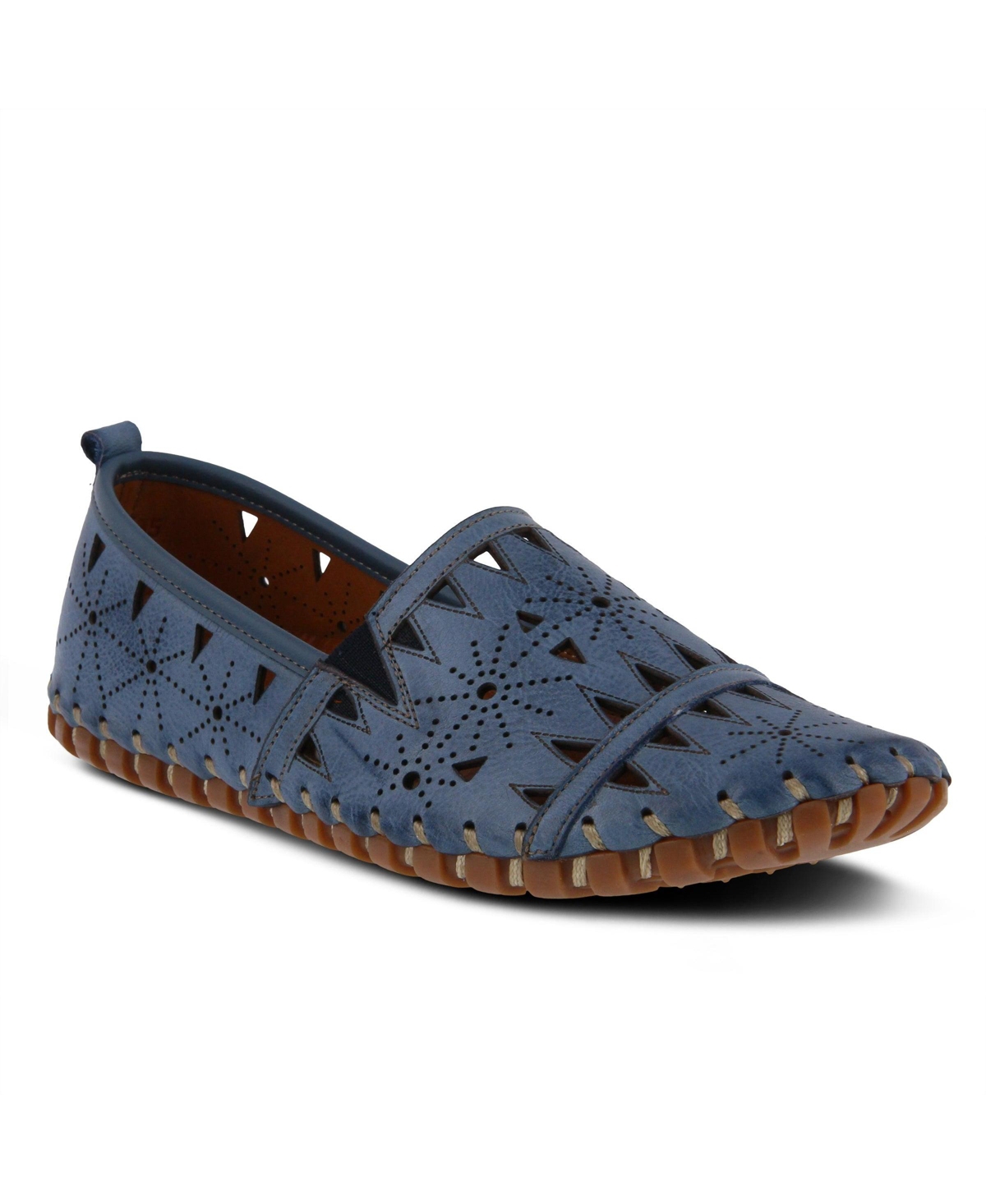 Click here for Spring Step Fusaro Laser-Cut Leather Loafers with... prices