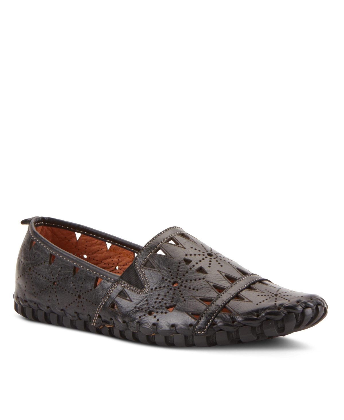 Click here for Spring Step Fusaro Laser-Cut Leather Loafers with... prices