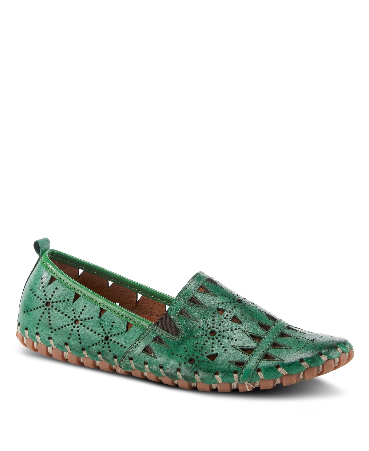 Click here for Spring Step Fusaro Laser-Cut Leather Loafers with... prices