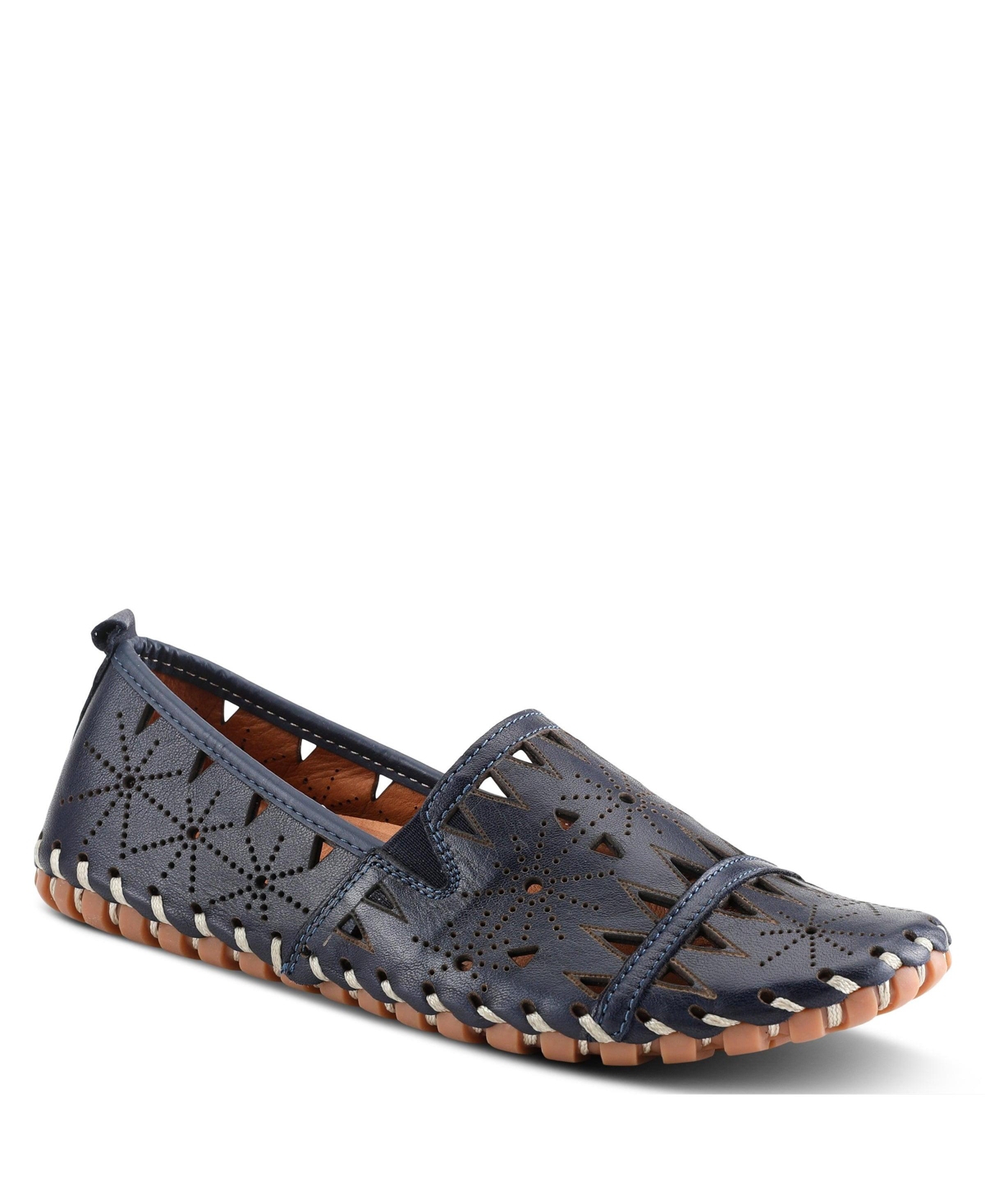 Click here for Spring Step Fusaro Laser-Cut Leather Loafers with... prices