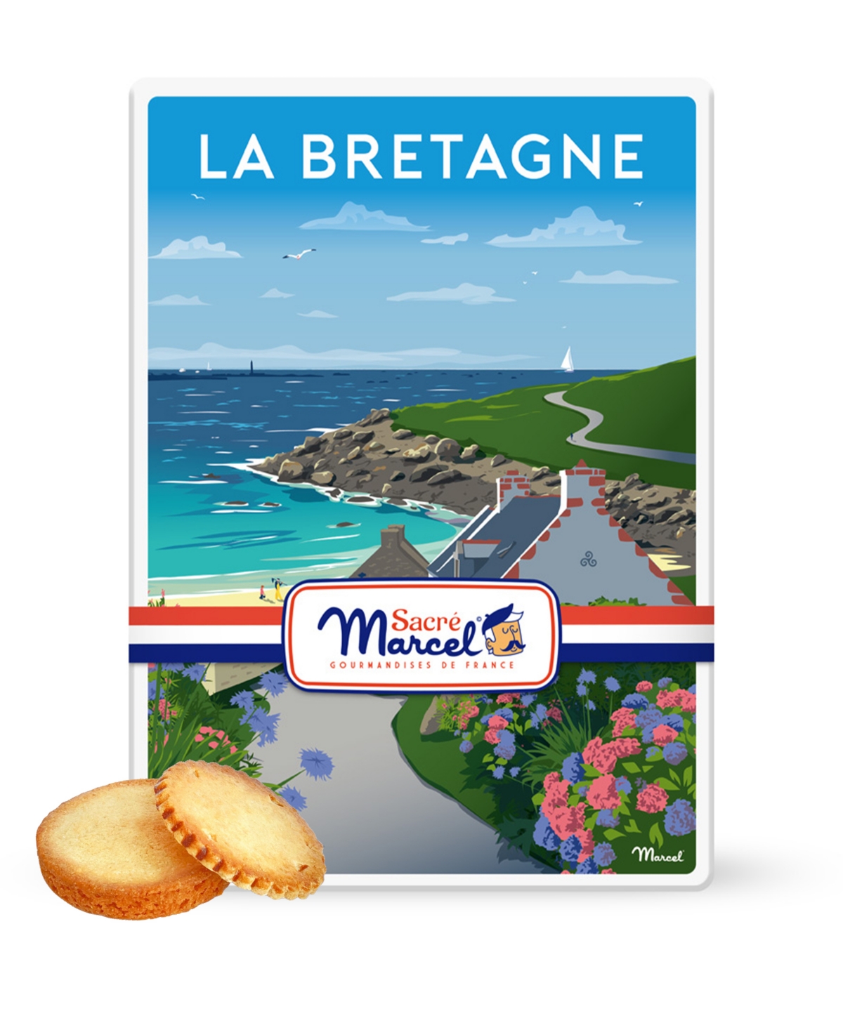 Click here for Sacre Marcel Brittany Coast Tin with Breton Butter... prices