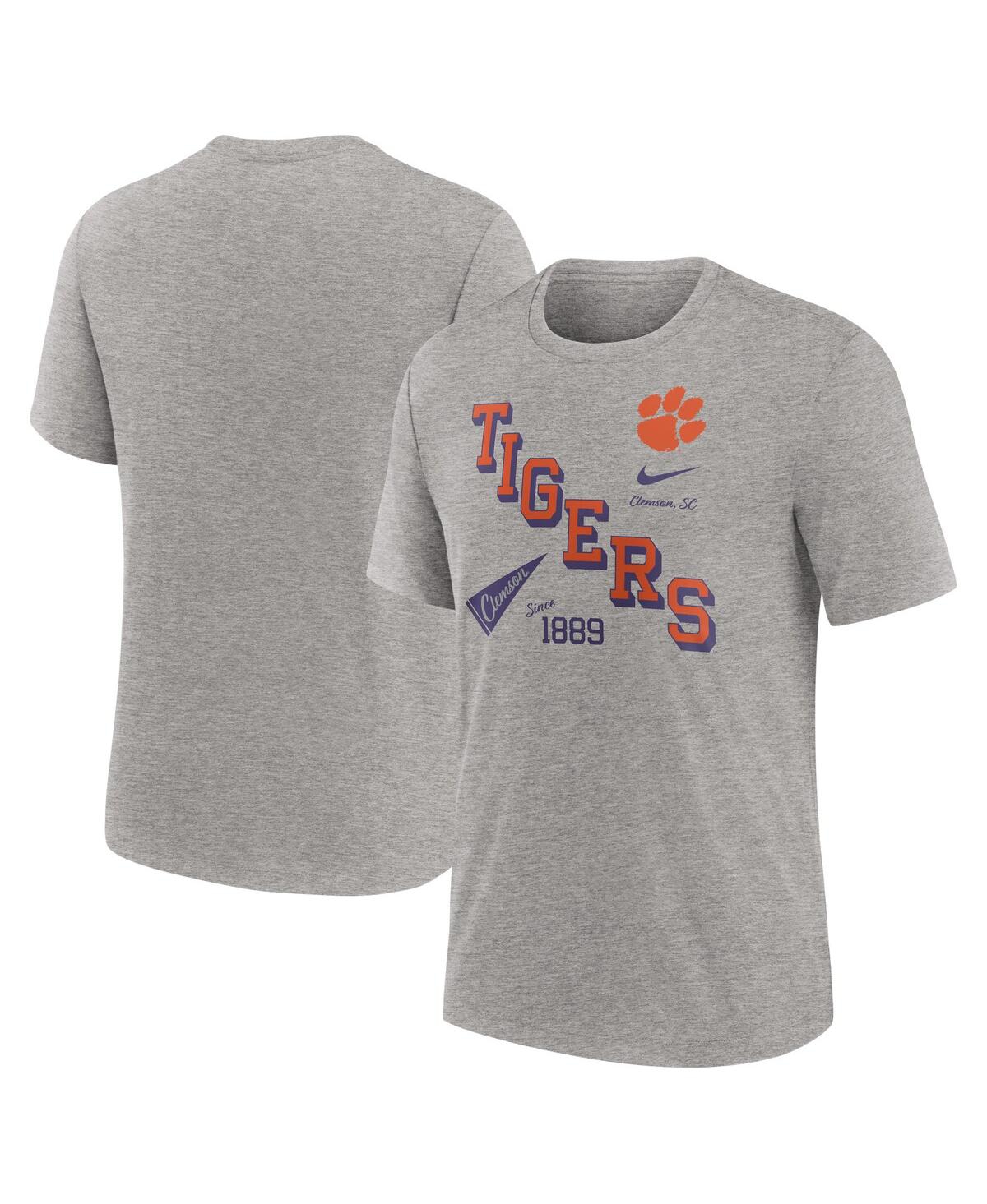 Click here for Nike Mens Heather Gray Clemson Tigers Blitz Roll C... prices