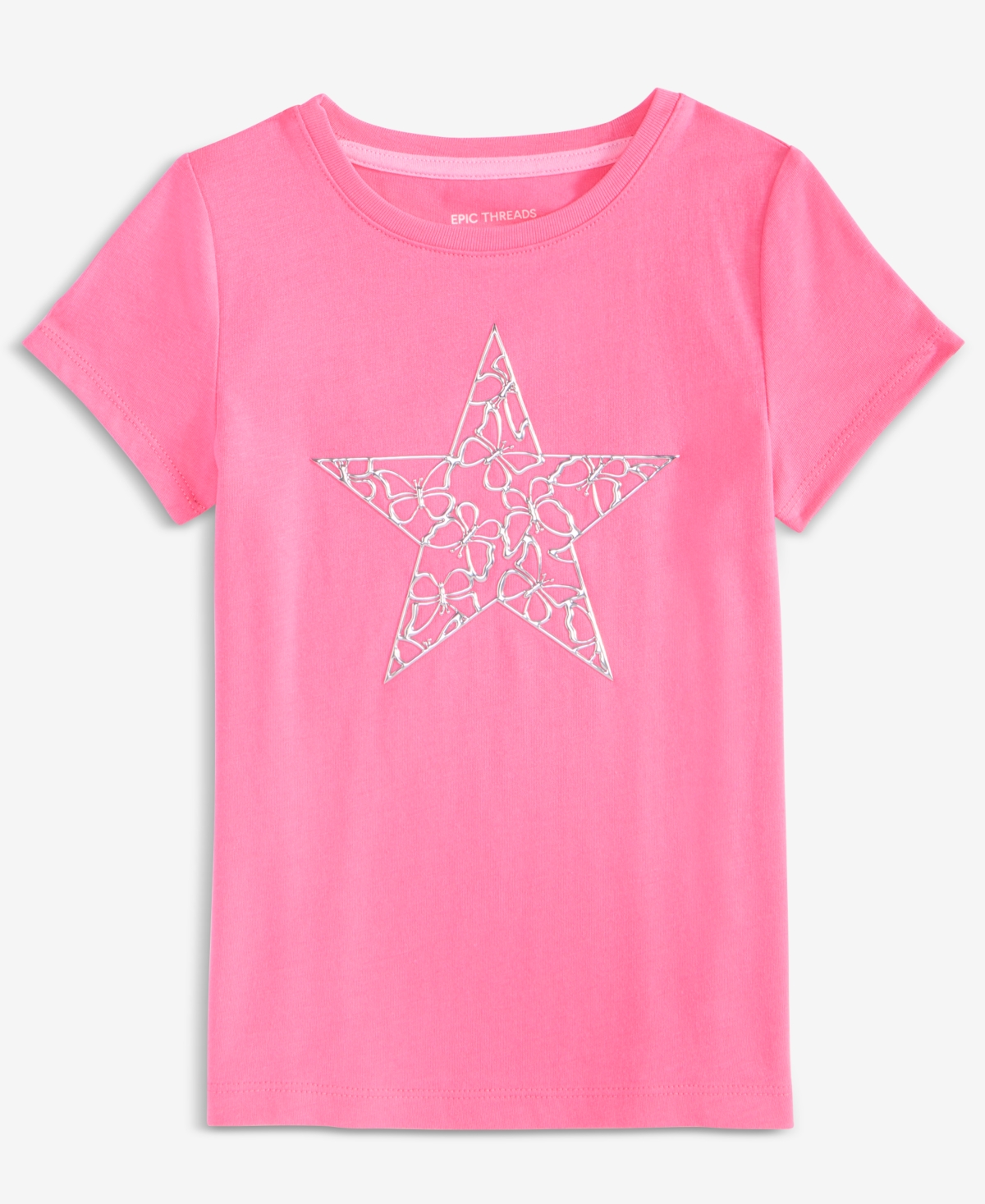 Click here for Epic Threads Girls Toddler 2T-4T Metallic Star Pri... prices