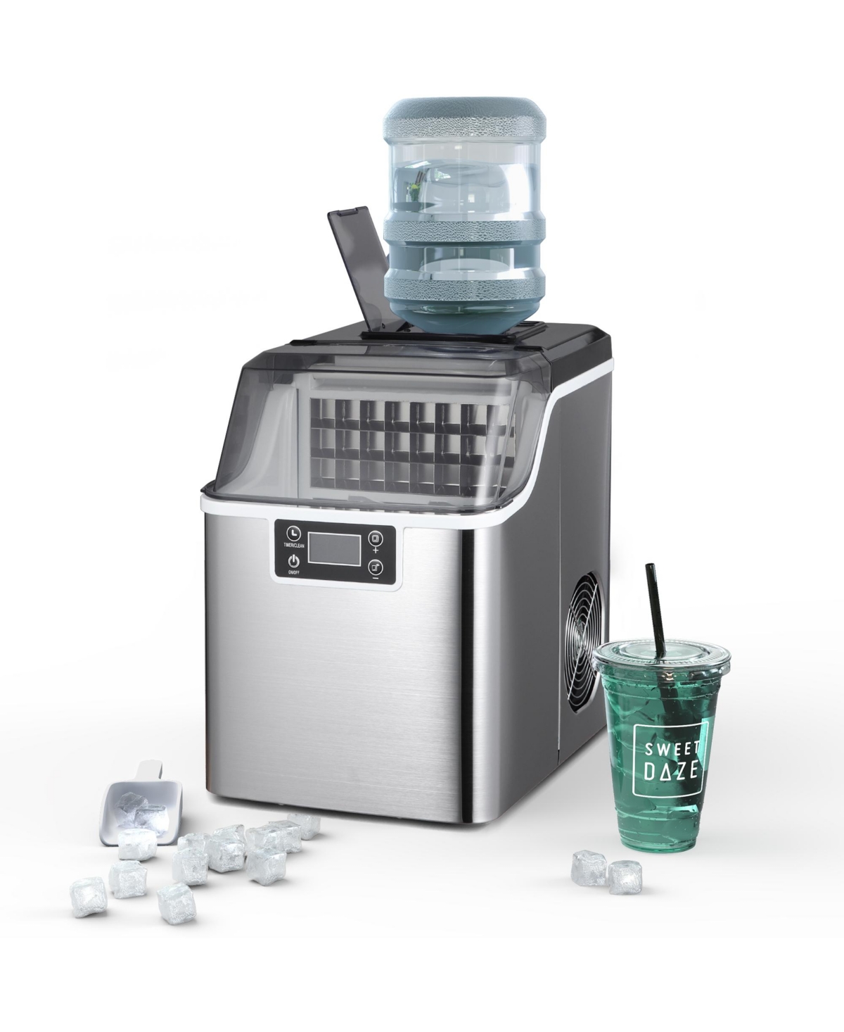 Click here for 44 lbs Stainless Portable Countertop Self-Clean Ic... prices