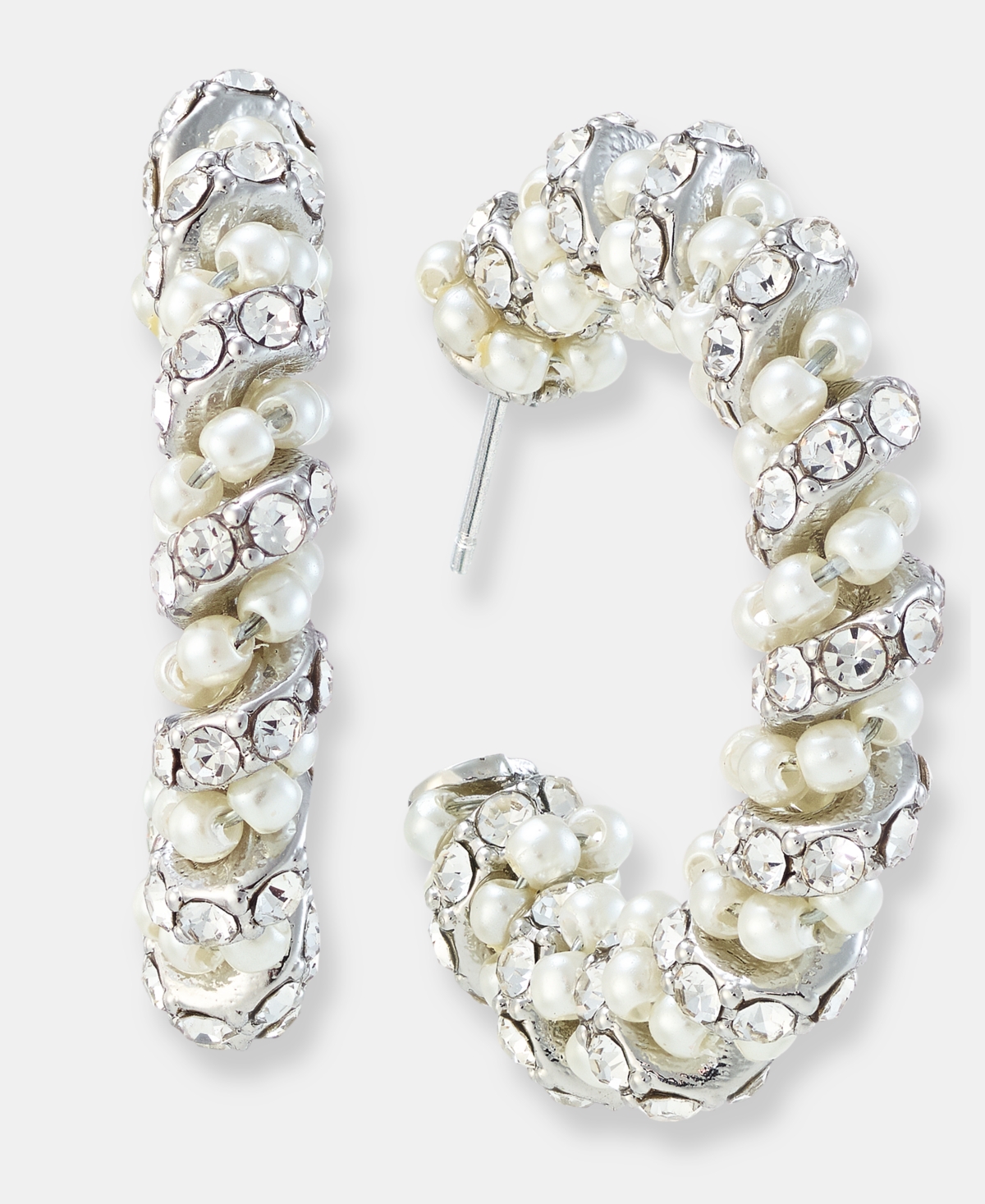 Click here for Charter Club Medium Crystal & Imitation Pearl C-Ho... prices