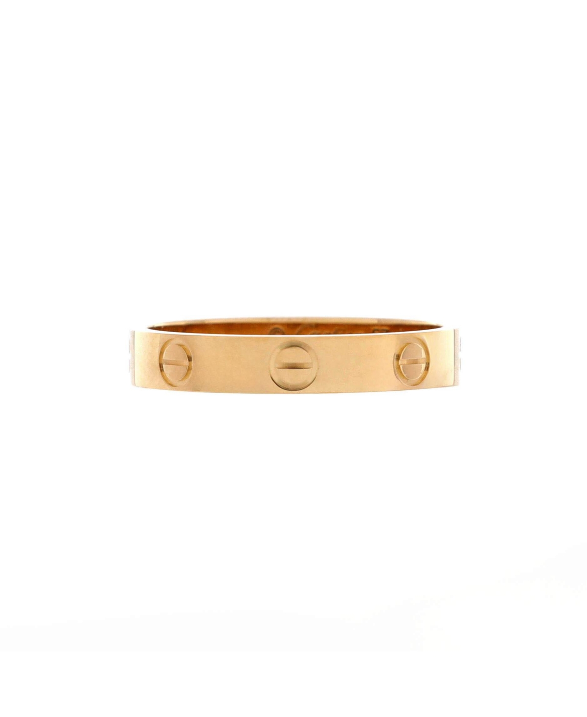 Click here for Pre-Owned Cartier Love Wedding Band Ring - 18k yel... prices
