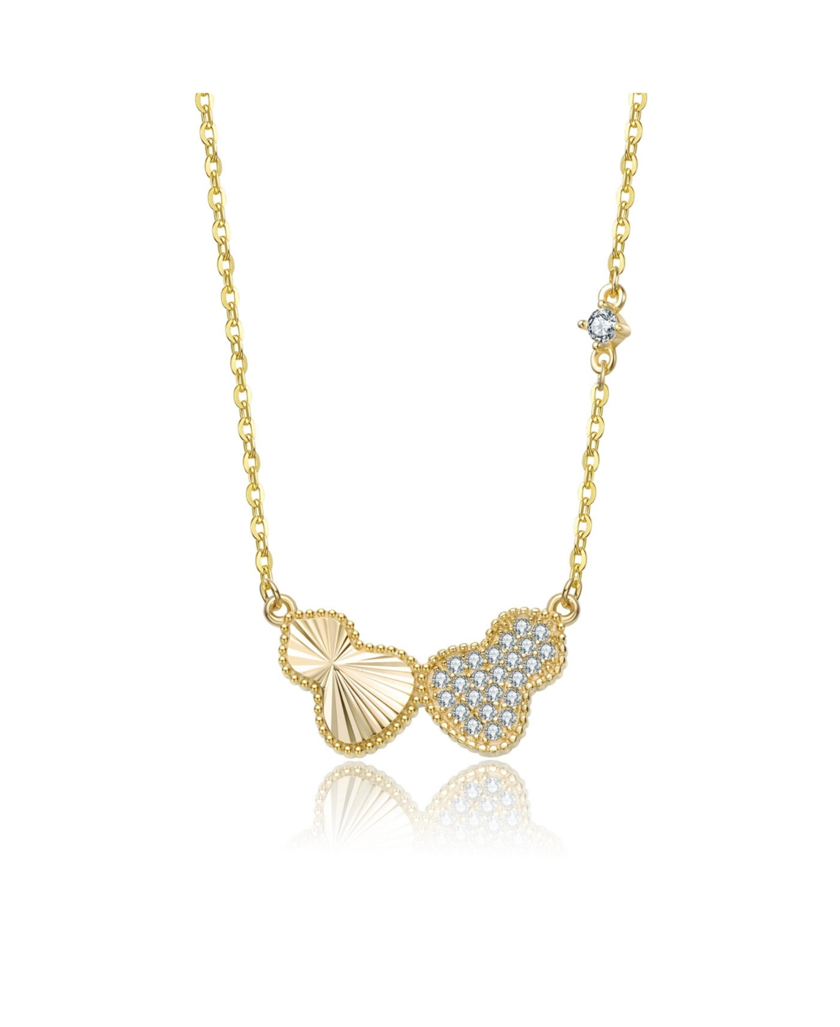 Click here for Rachel Glauber 14K Gold Plated with Clear Cubic Zi... prices