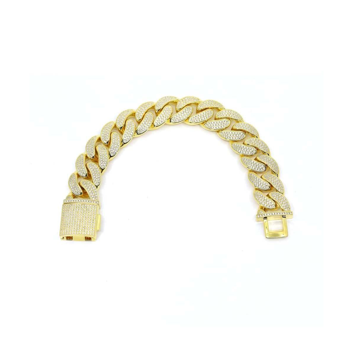 Click here for Anna Zuckerman Vip Cuban Link Bracelet - White CZ... prices