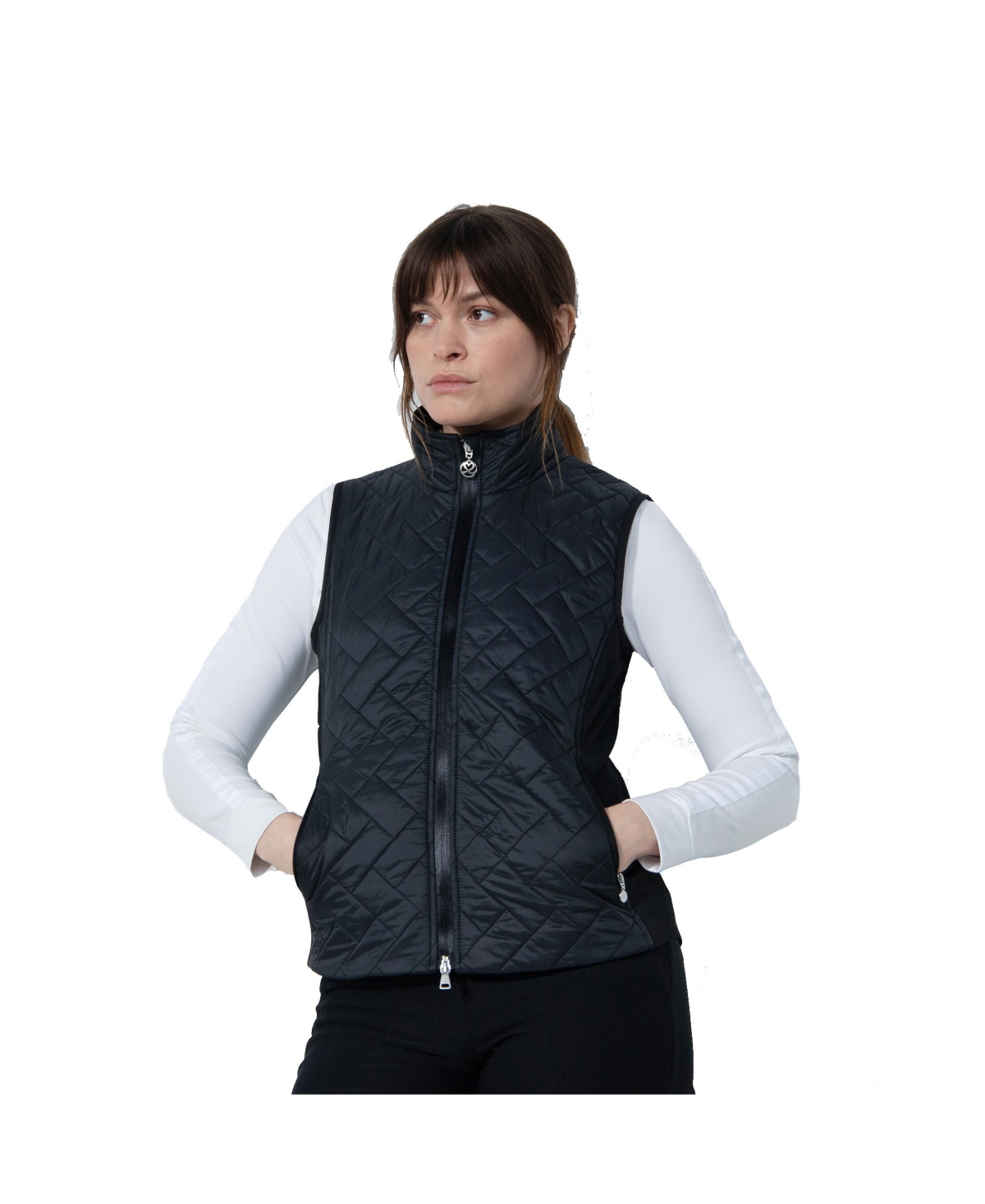 Click here for Daily Sports Womens Bonnie Padded Golf Vest - Blac... prices