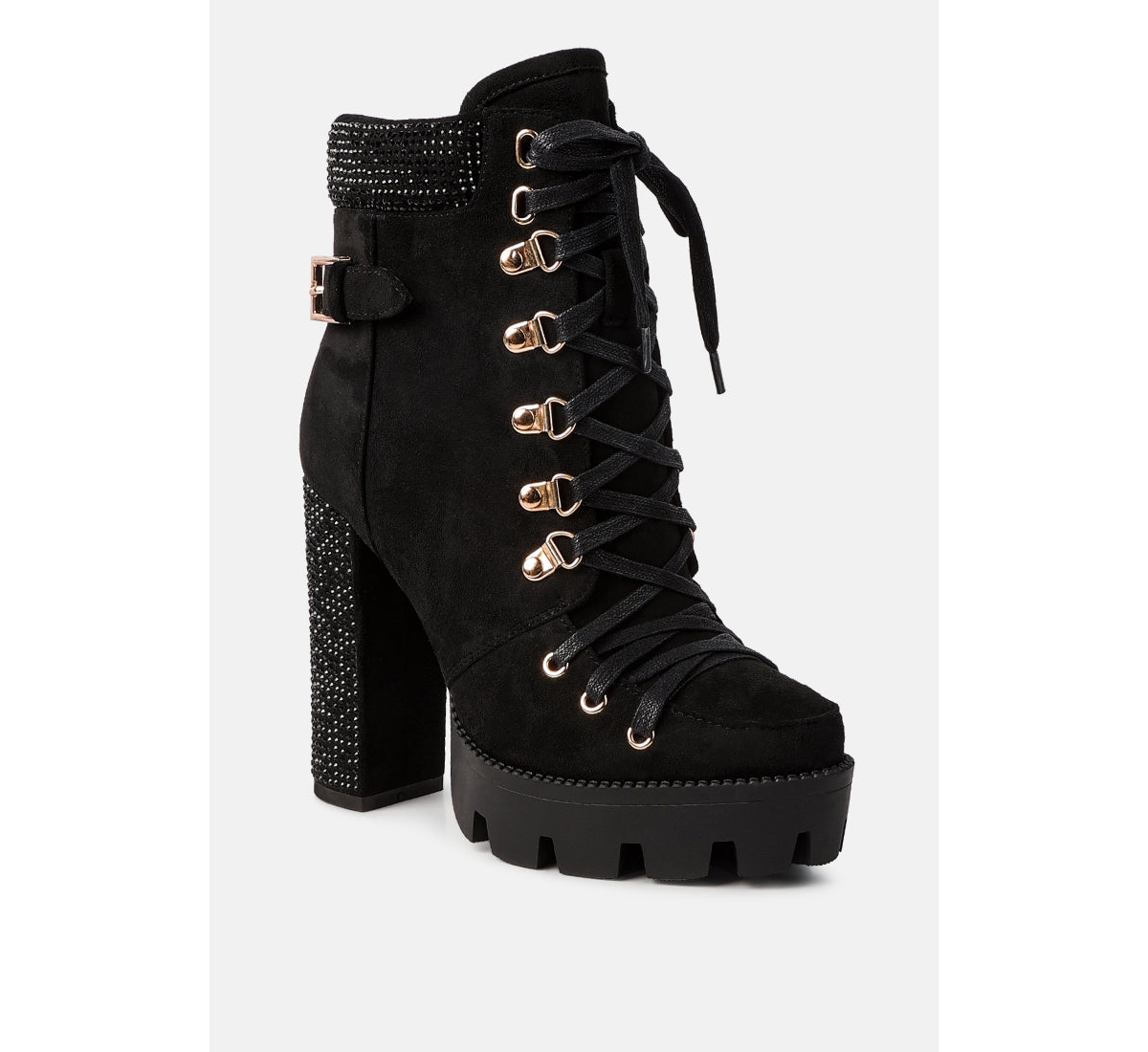 Click here for Birch Block Heeled Ankle Boots Women - Black prices