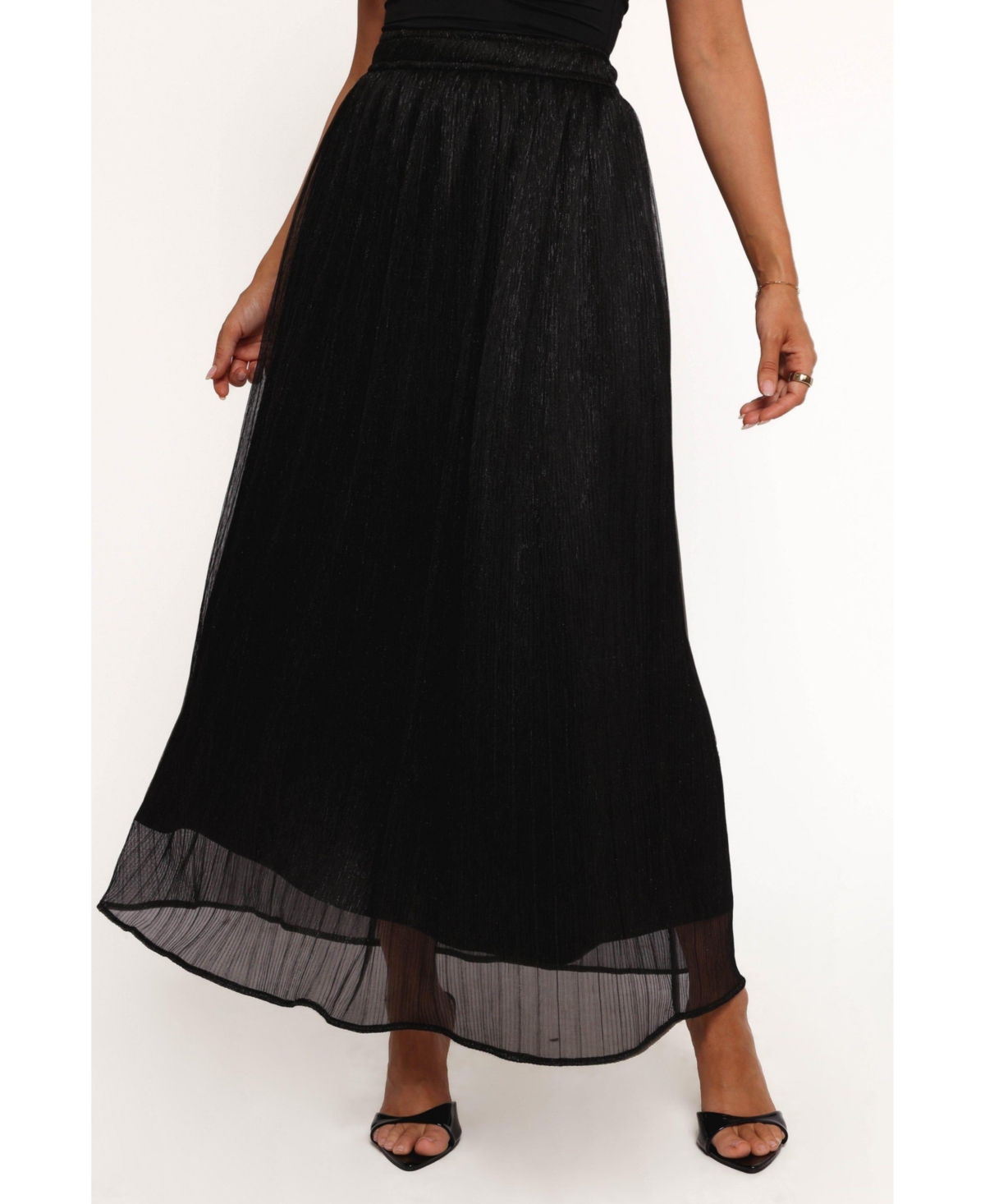 Click here for Petal and Pup Womens Tricia Maxi Skirt - Black prices