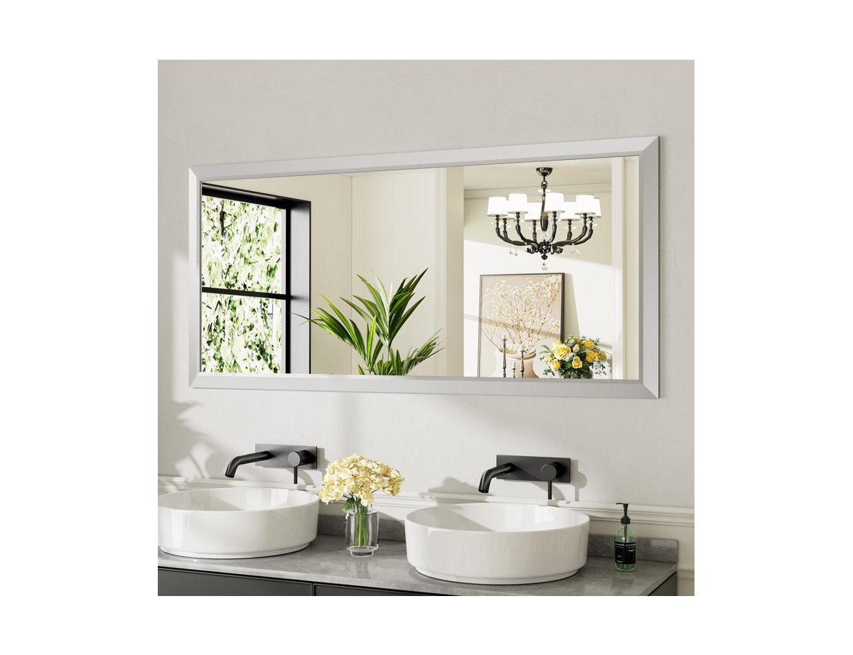 Click here for Amorho Bathroom Mirror  60 x 28 Inch Thick Metal F... prices