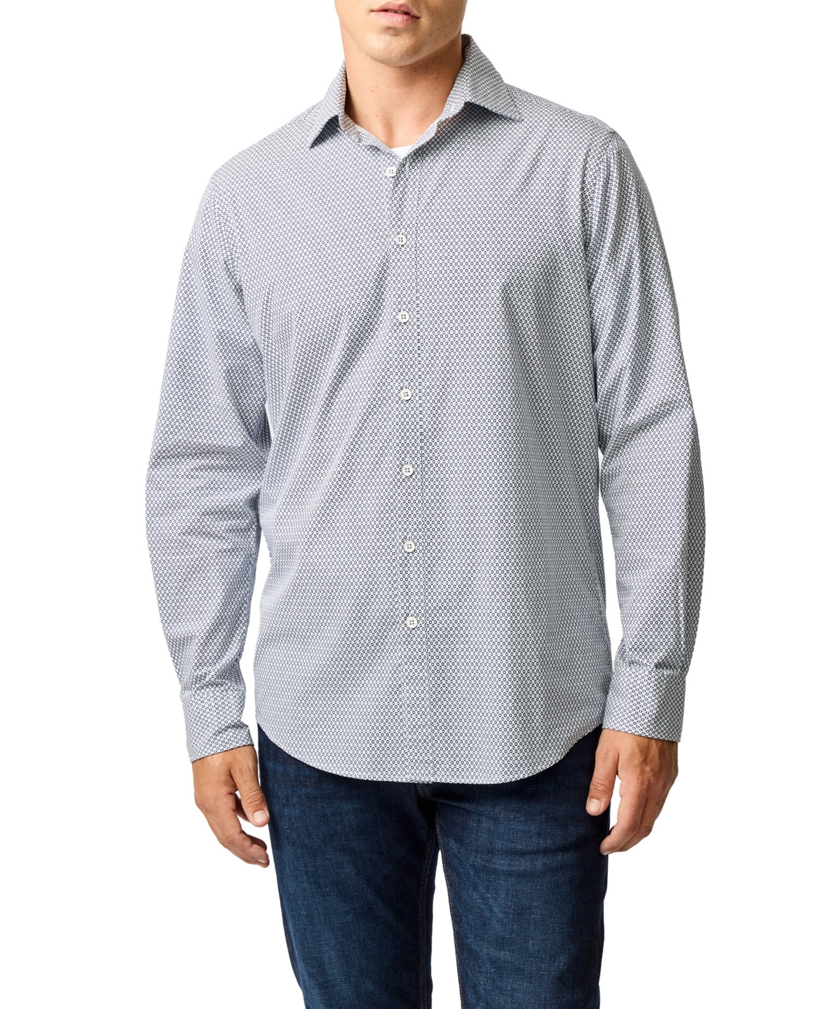 Click here for Rodd & Gunn Mens Wiltshire Long Sleeve Shirt - Por... prices