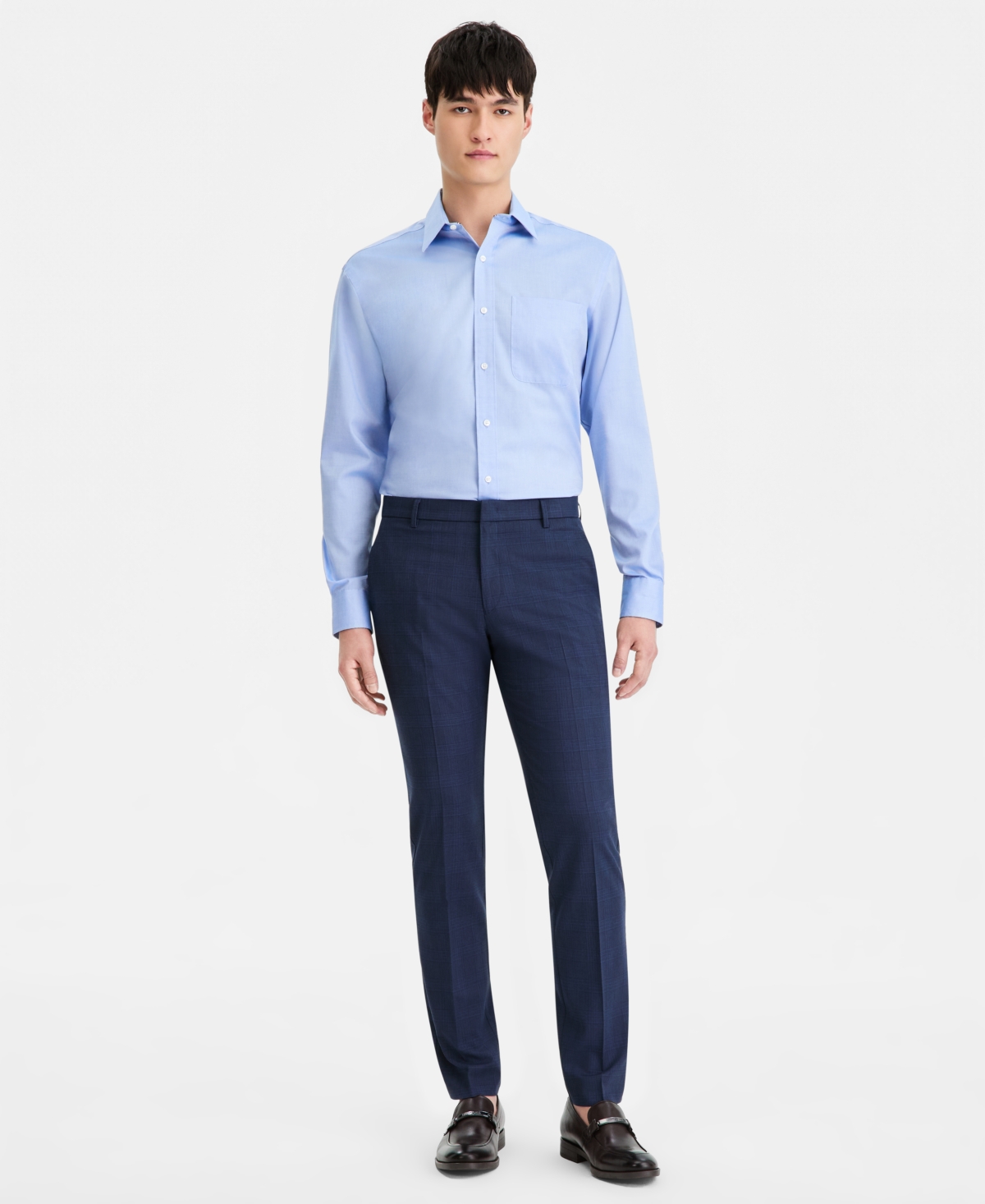 Click here for Tommy Hilfiger Mens Modern-Fit Dress Pant - Navy P... prices