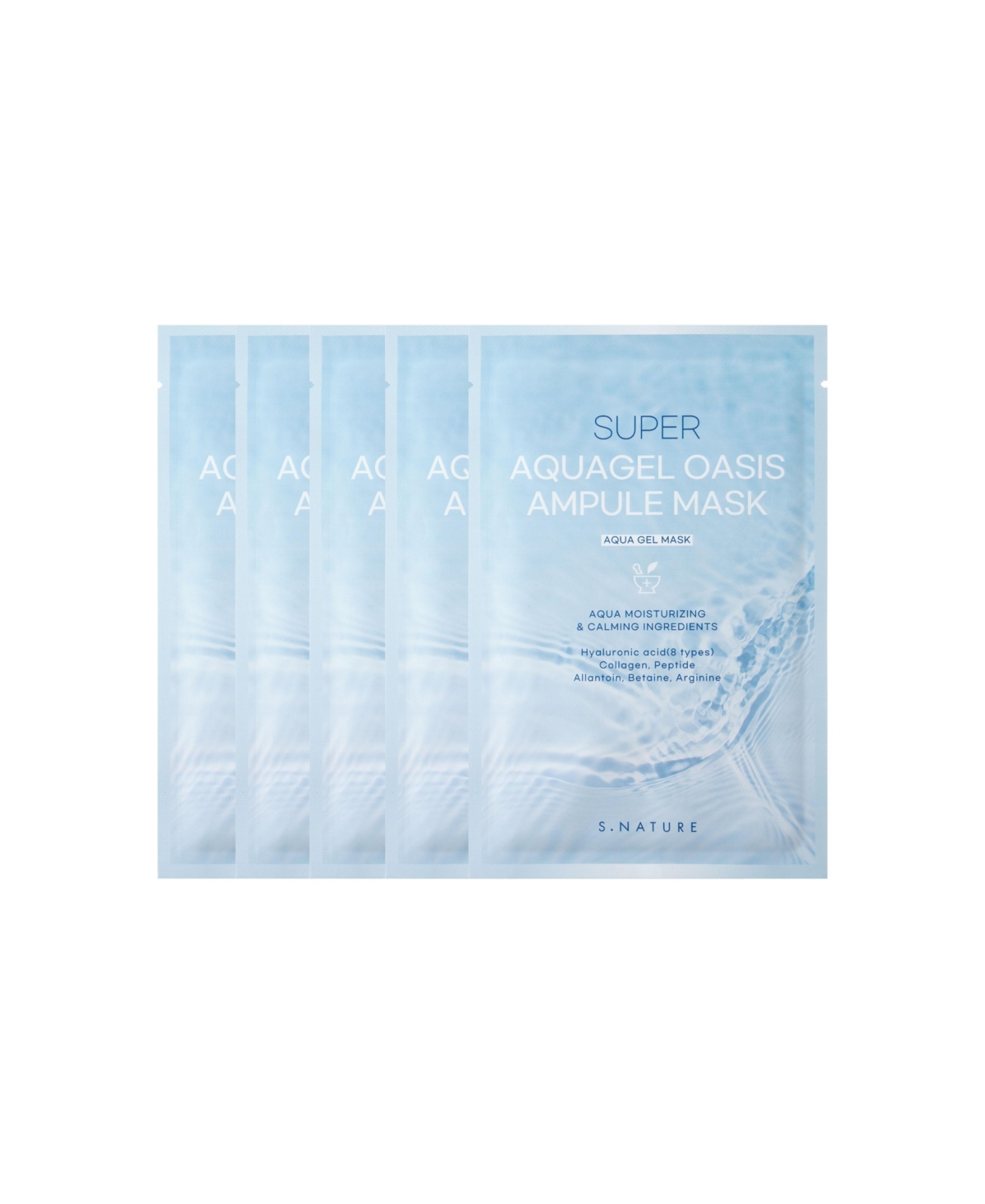 Click here for Super Aquagel Oasis Ampule Mask Set (5 pcs) prices