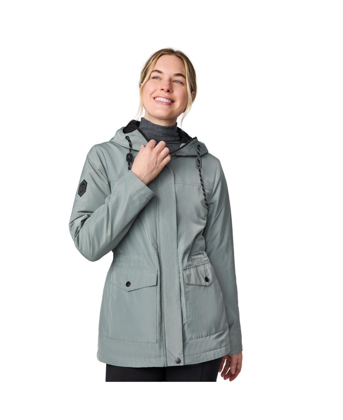 Click here for Free Country Womens Rain Away Lined Anorak Rain Ja... prices