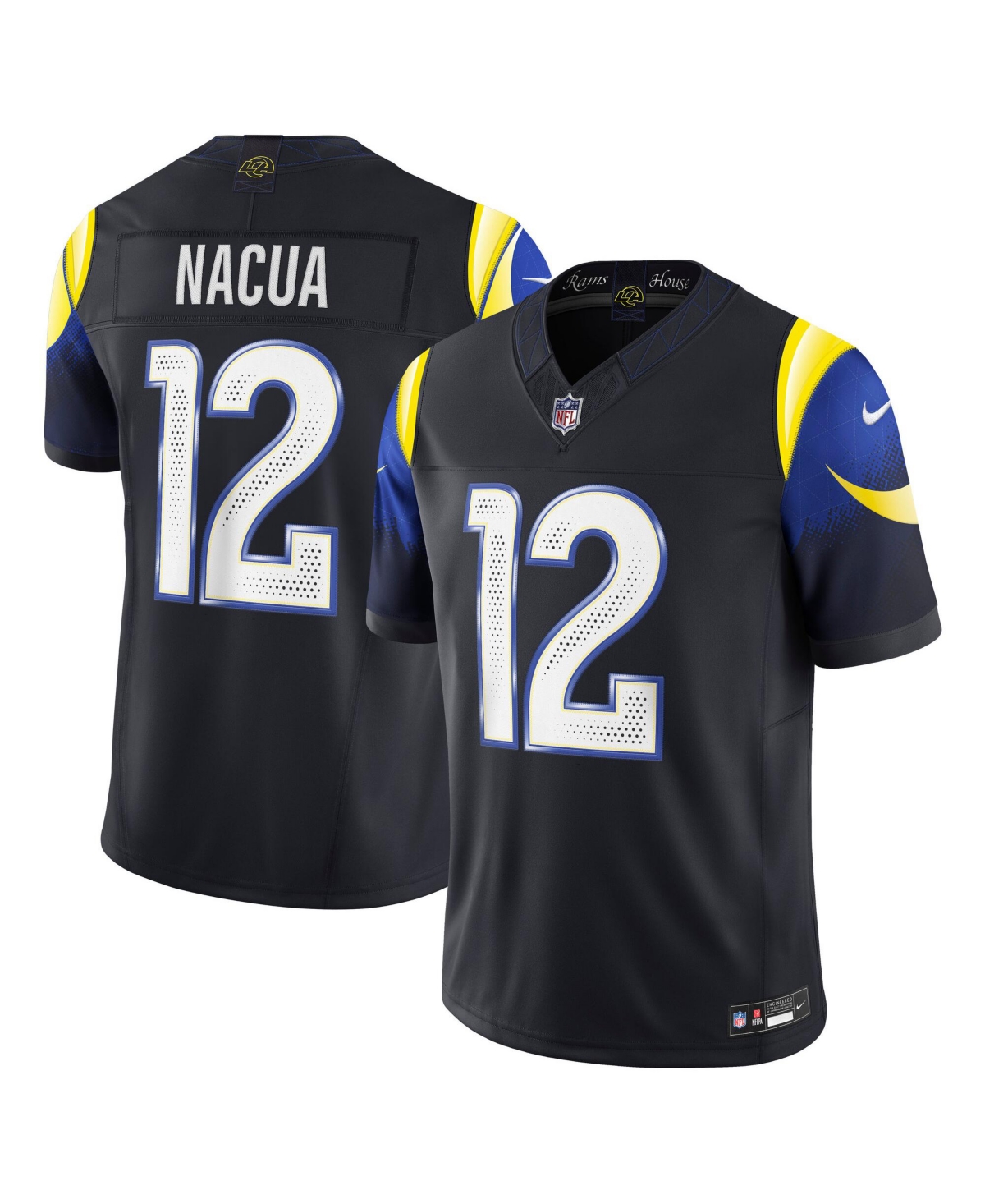 Click here for Nike Mens Puka Nacua Navy Los Angeles Rams Nfl Riv... prices