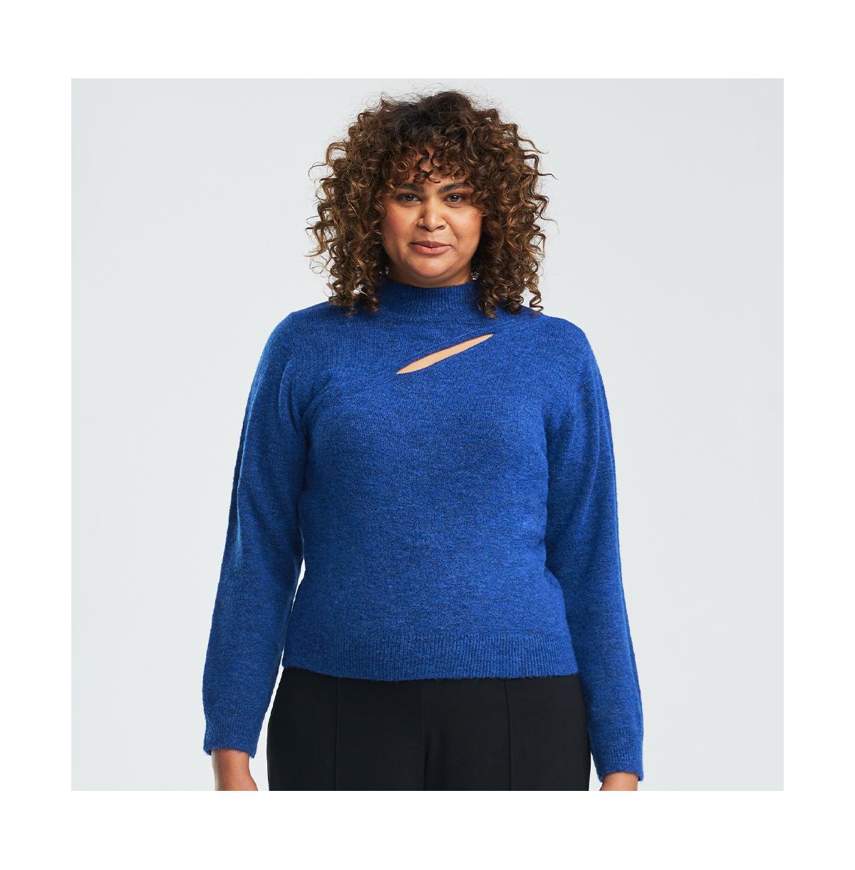 Click here for Estelle Womens Cut Out Cozy Knit - Blue prices
