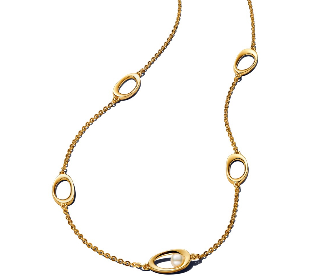 Click here for Pandora Organically Shaped Oval Treated Freshwater... prices