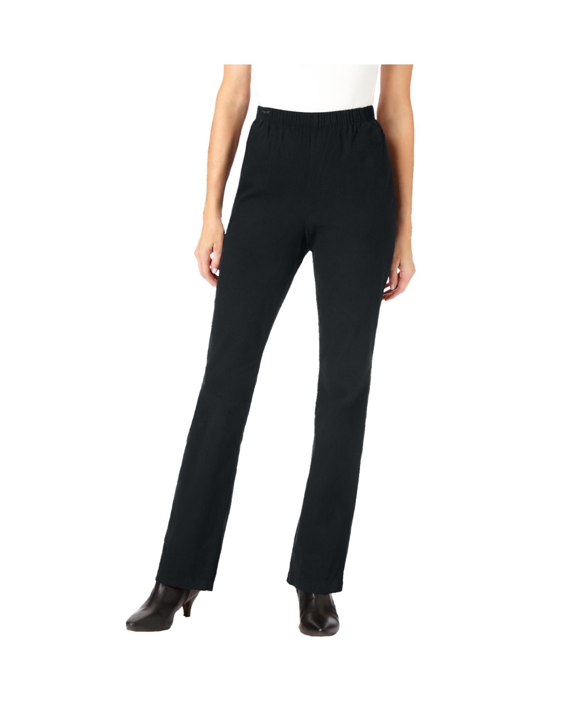 Click here for Woman Within Womens Within Fineline Stretch Denim... prices