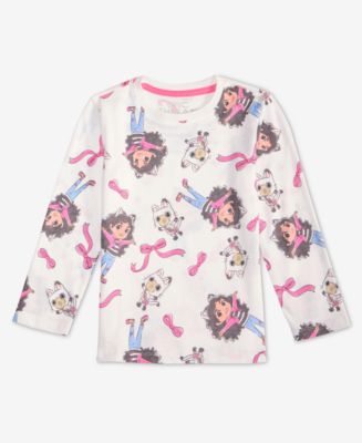 Epic Threads Girls' Toddler 2T-4T Long-Sleeve Gabby Printed T-Shirt ...