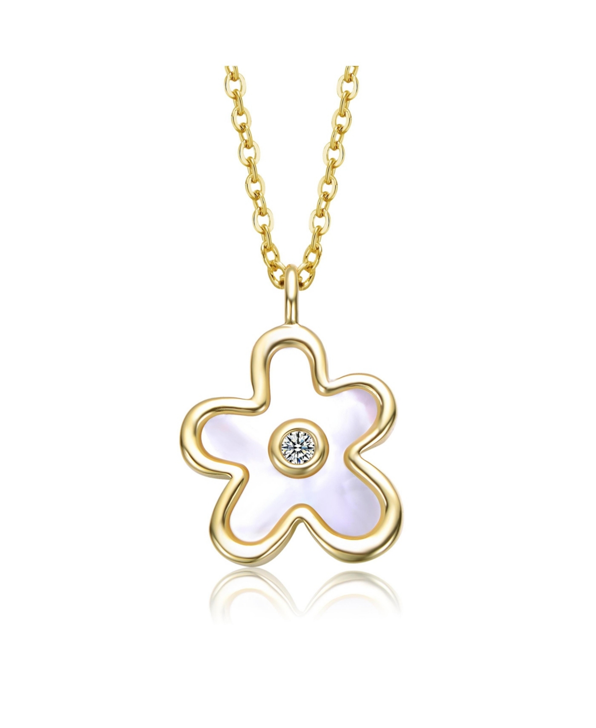 Click here for GiGiGirl 14K Gold Plated with Clear Cubic Zirconia... prices