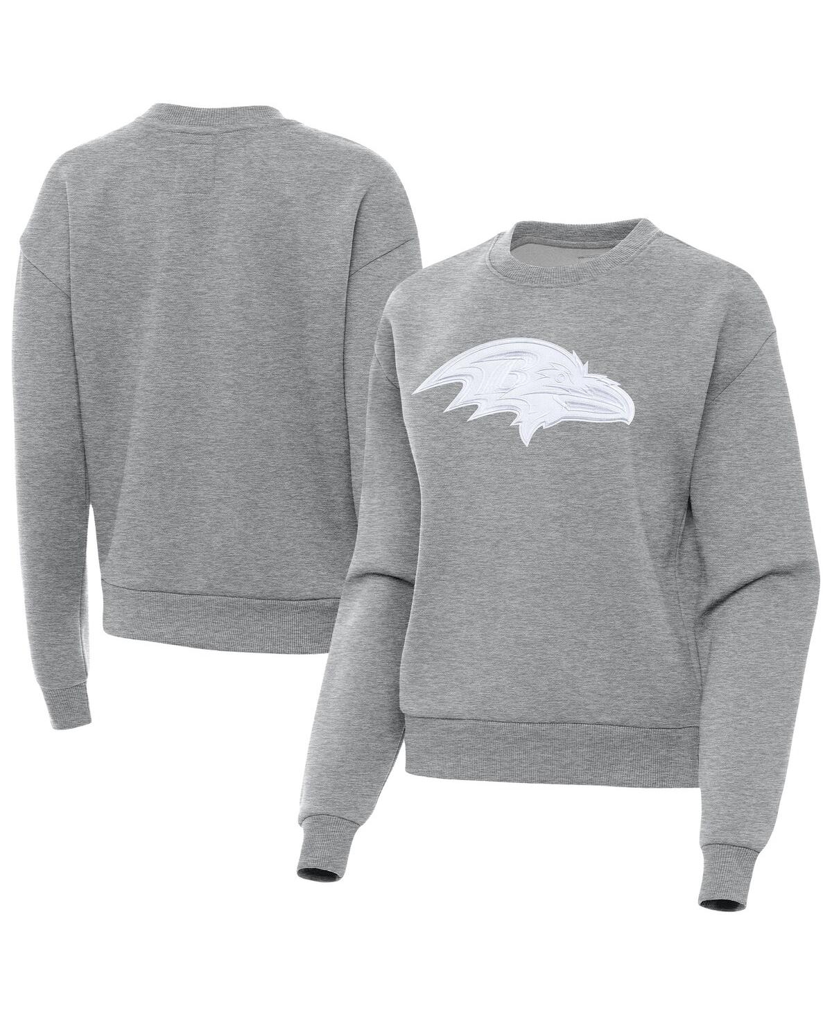 Click here for Antigua Womens Heather Gray Baltimore Ravens Victo... prices