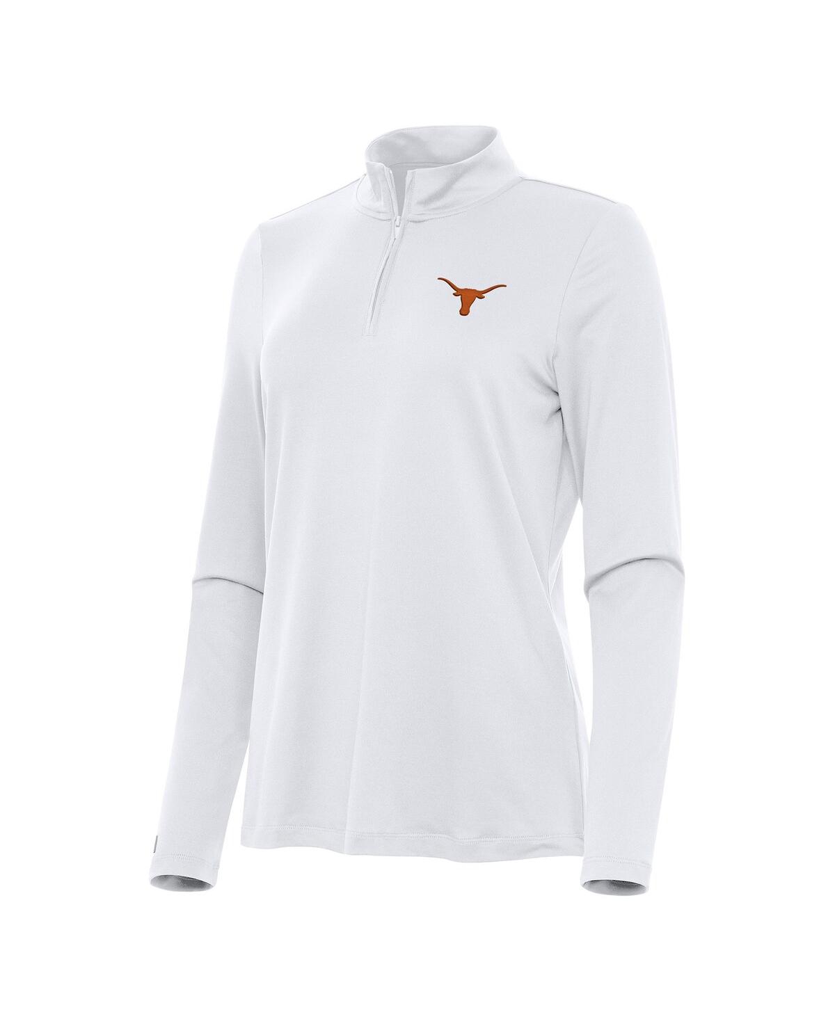Click here for Antigua Womens White Texas Longhorns Reprocess Qua... prices